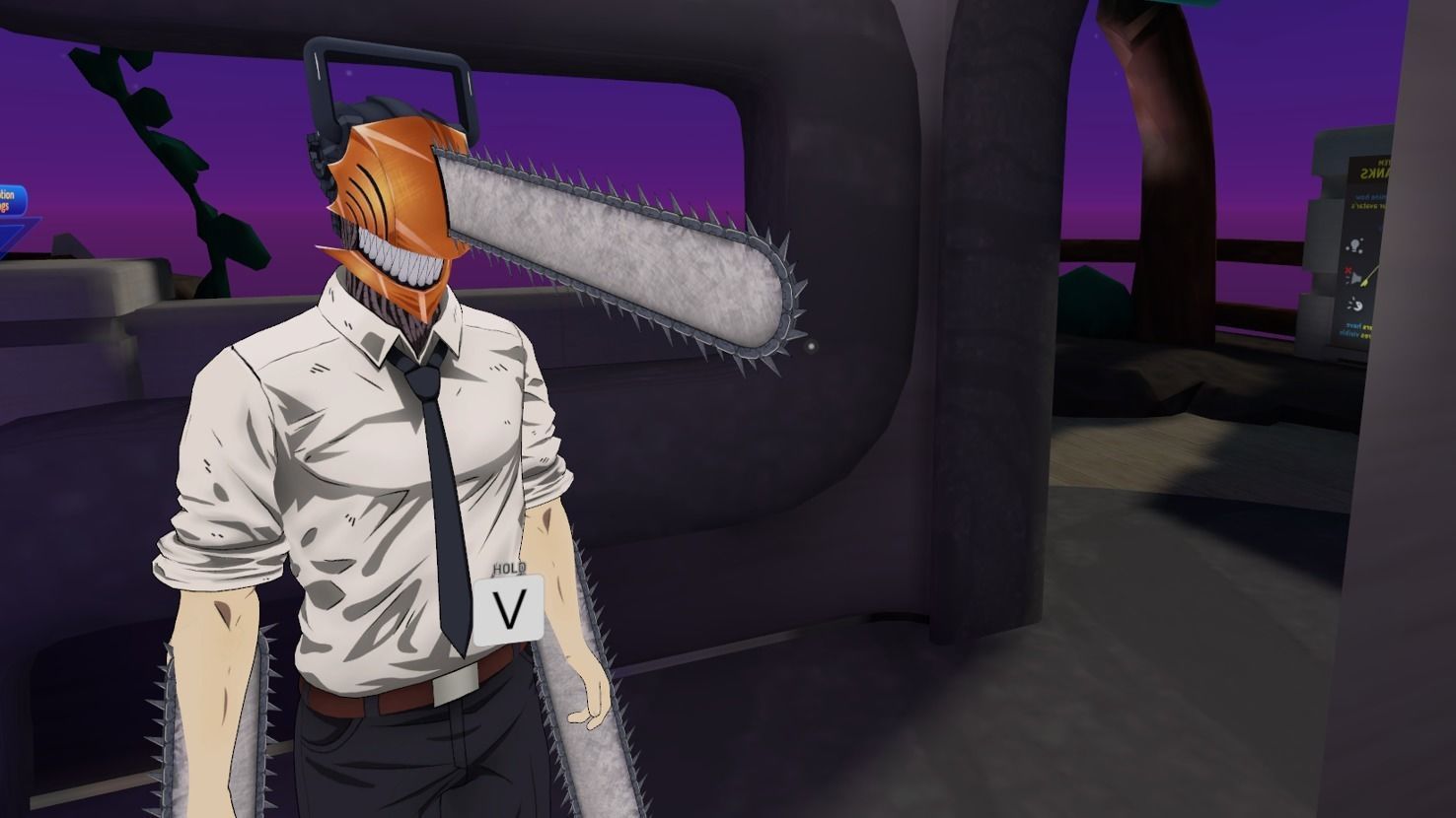 Chainsaw Man Avatar VRChat 3D model rigged | CGTrader