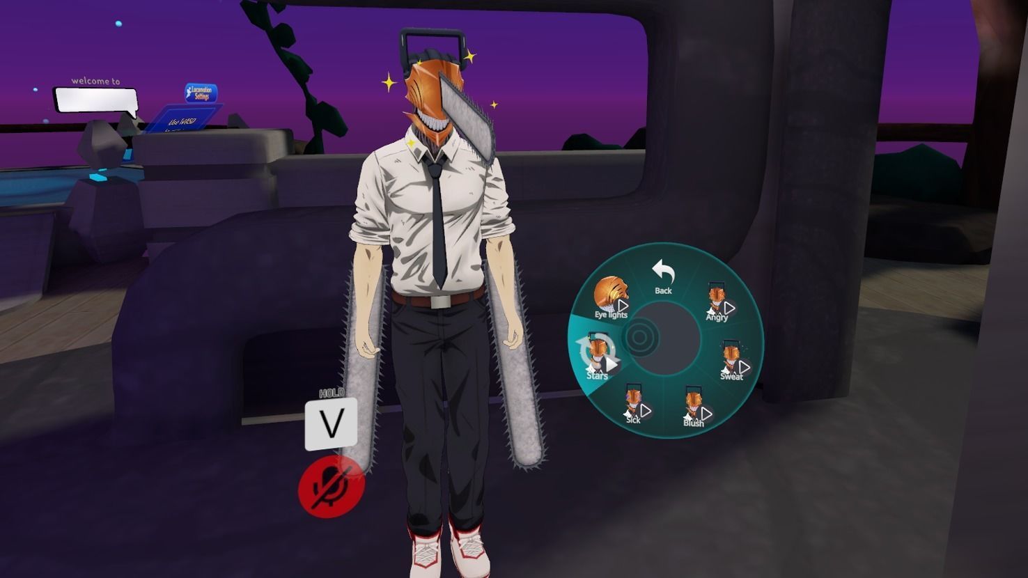 Chainsaw Man Avatar VRChat 3D model rigged | CGTrader