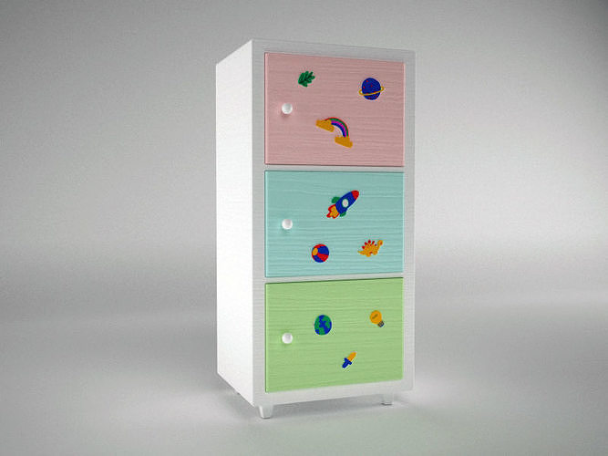 Child Cupboard 3D model | CGTrader