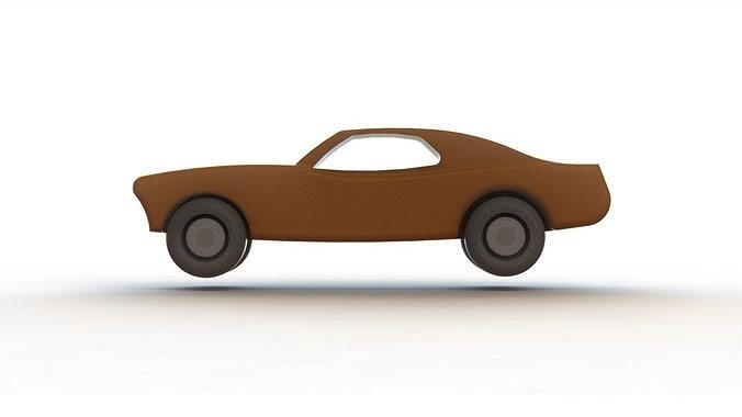 Block car 3D model 3D printable | CGTrader