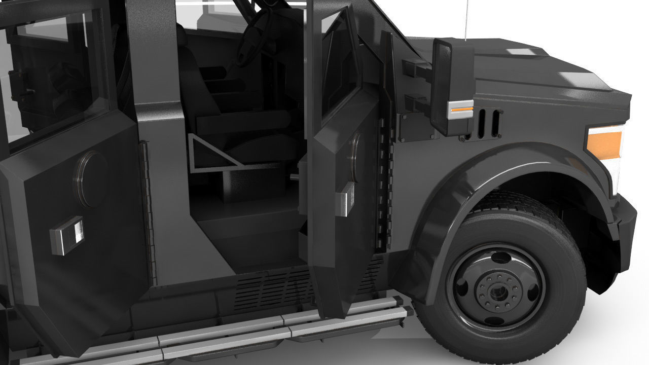 Tactical vehicle 3D model rigged | CGTrader
