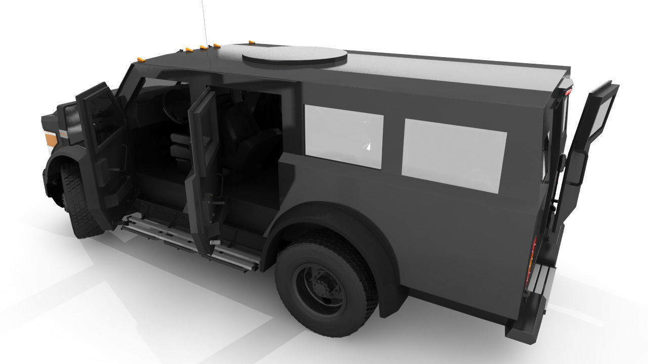 Tactical vehicle 3D model rigged | CGTrader