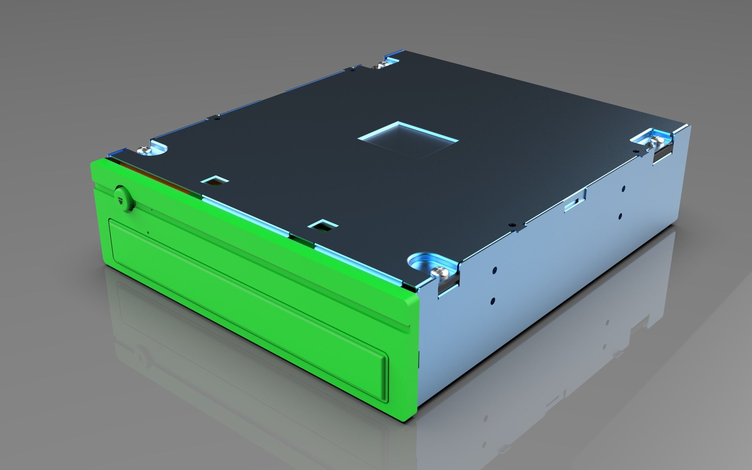 DVD Drive 3D model rigged | CGTrader