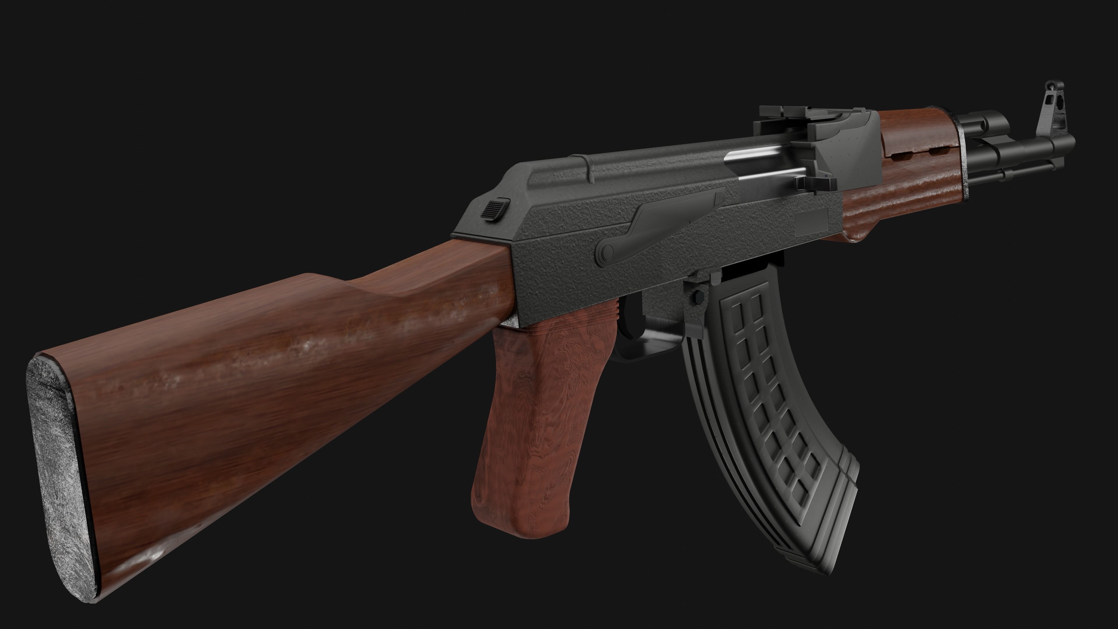 3D model AK-47 3D MODEL VR / AR / low-poly | CGTrader
