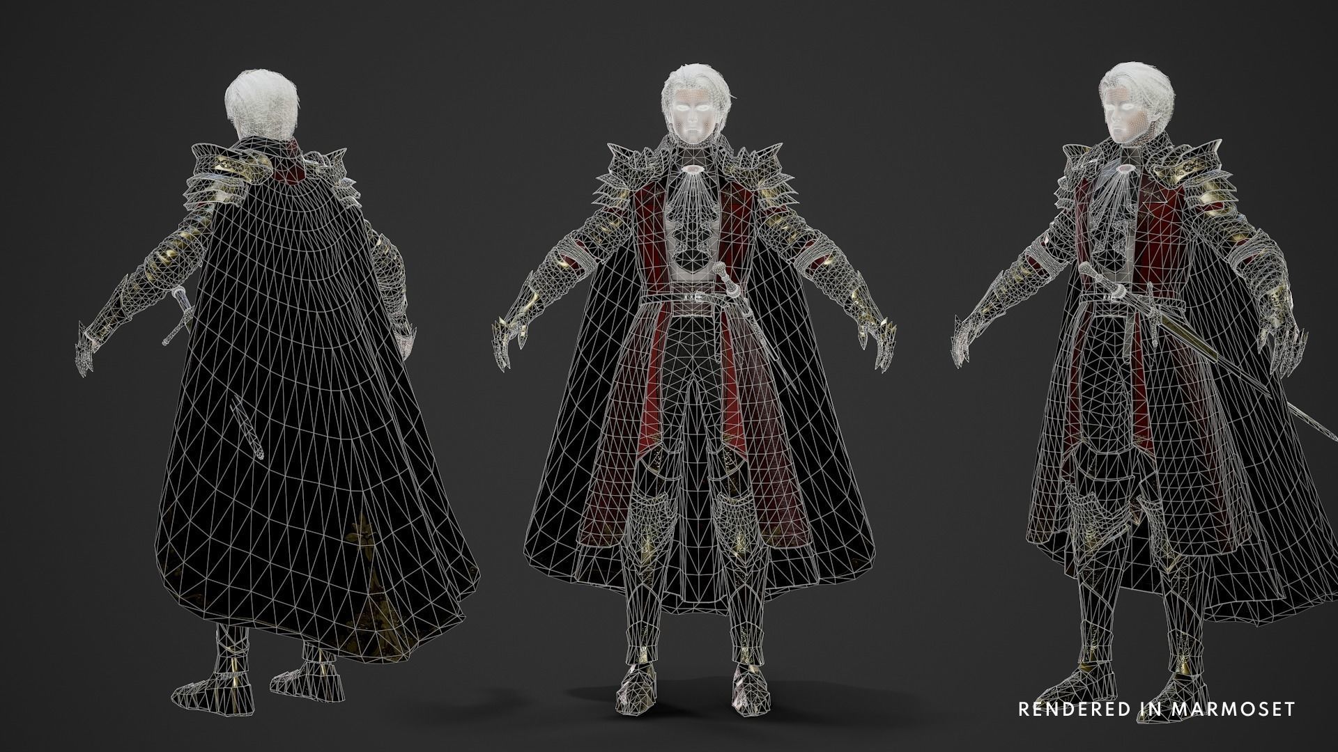 3D model Vampire Knight Dracula VR / AR / low-poly rigged | CGTrader