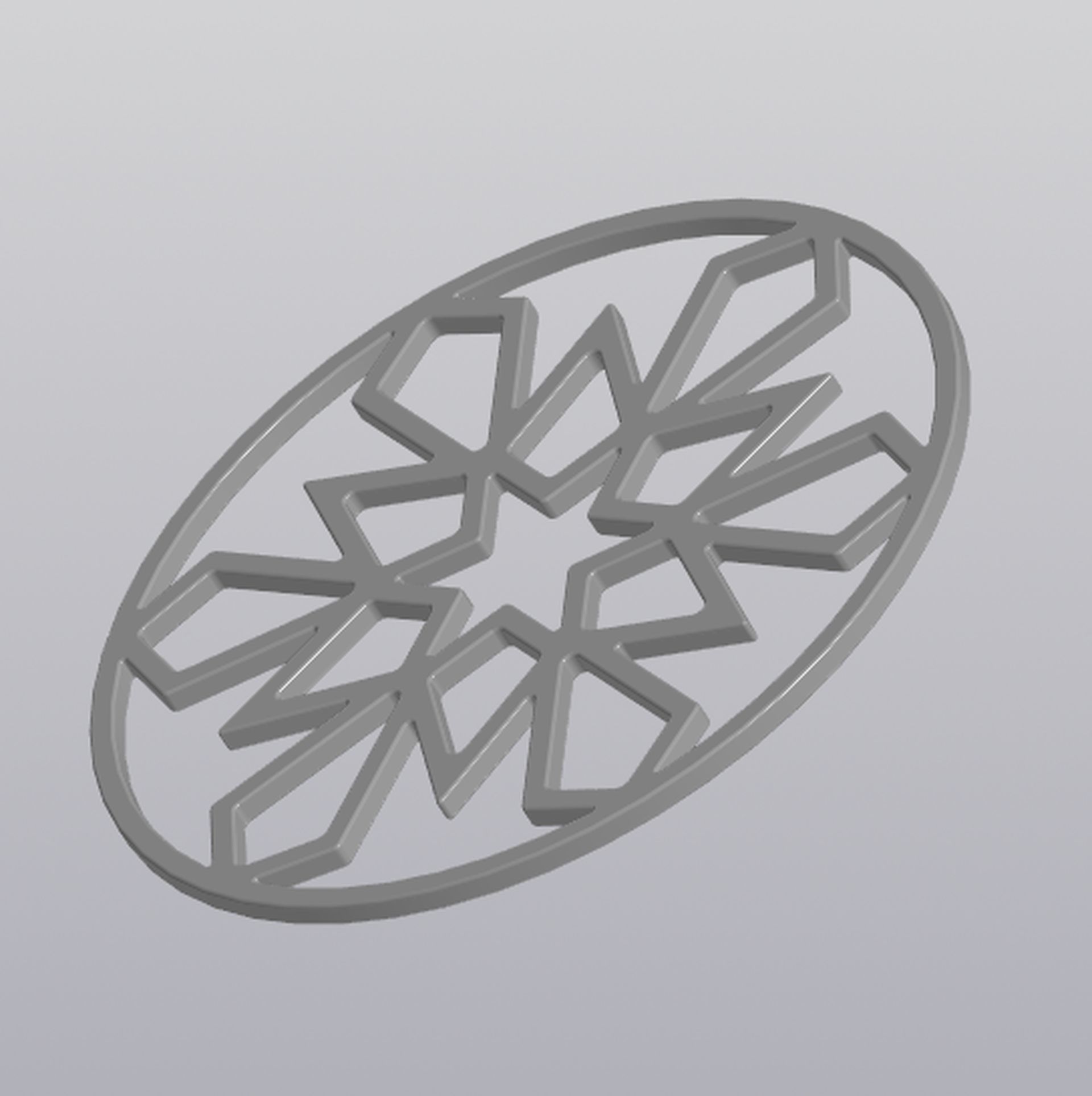 Set 2 Cup coaster Snowflake 3D model 3D printable | CGTrader