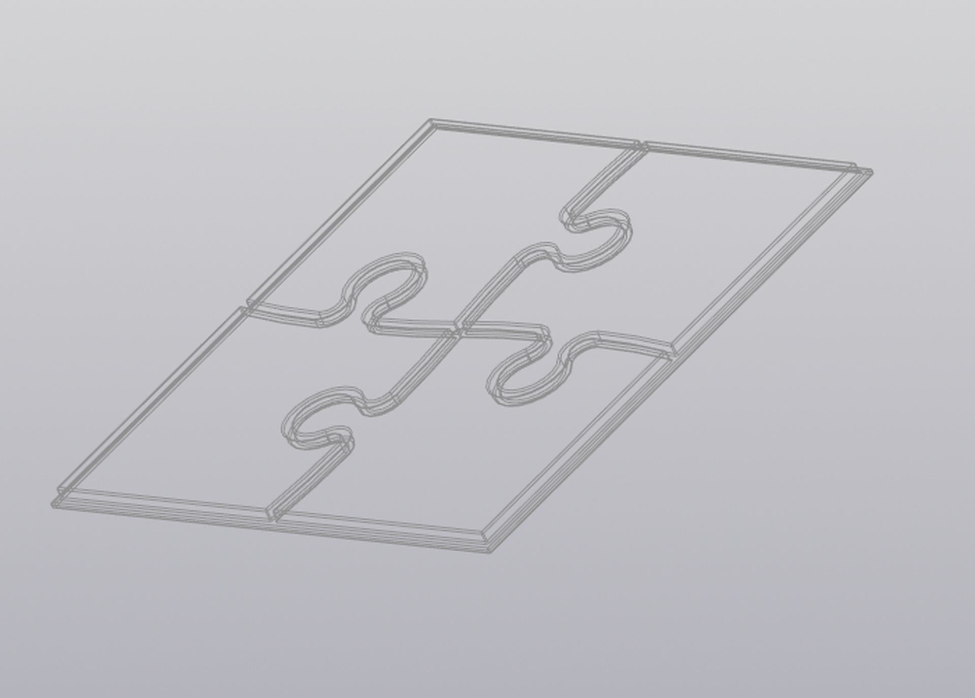 Cup coaster Puzzle 3D model 3D printable | CGTrader
