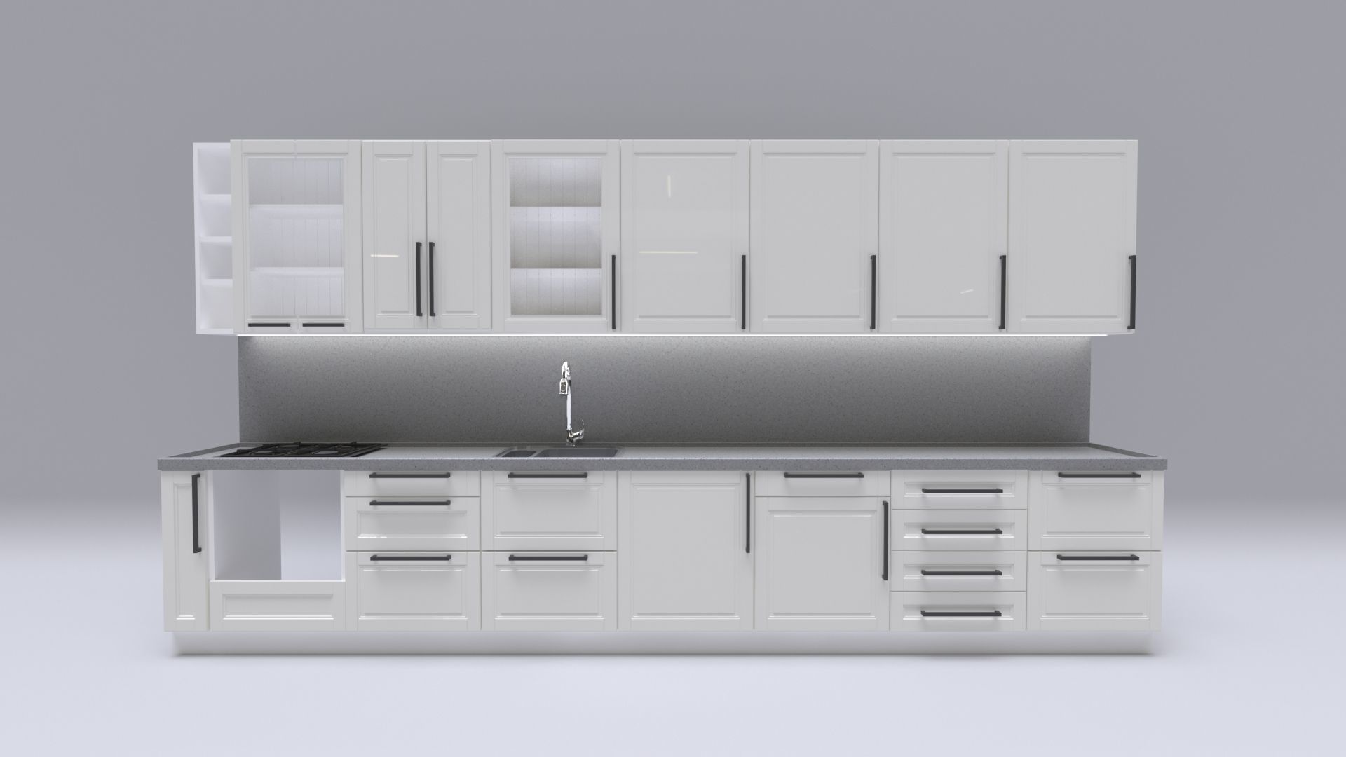 Ikea modern kitchen model 3D model | CGTrader