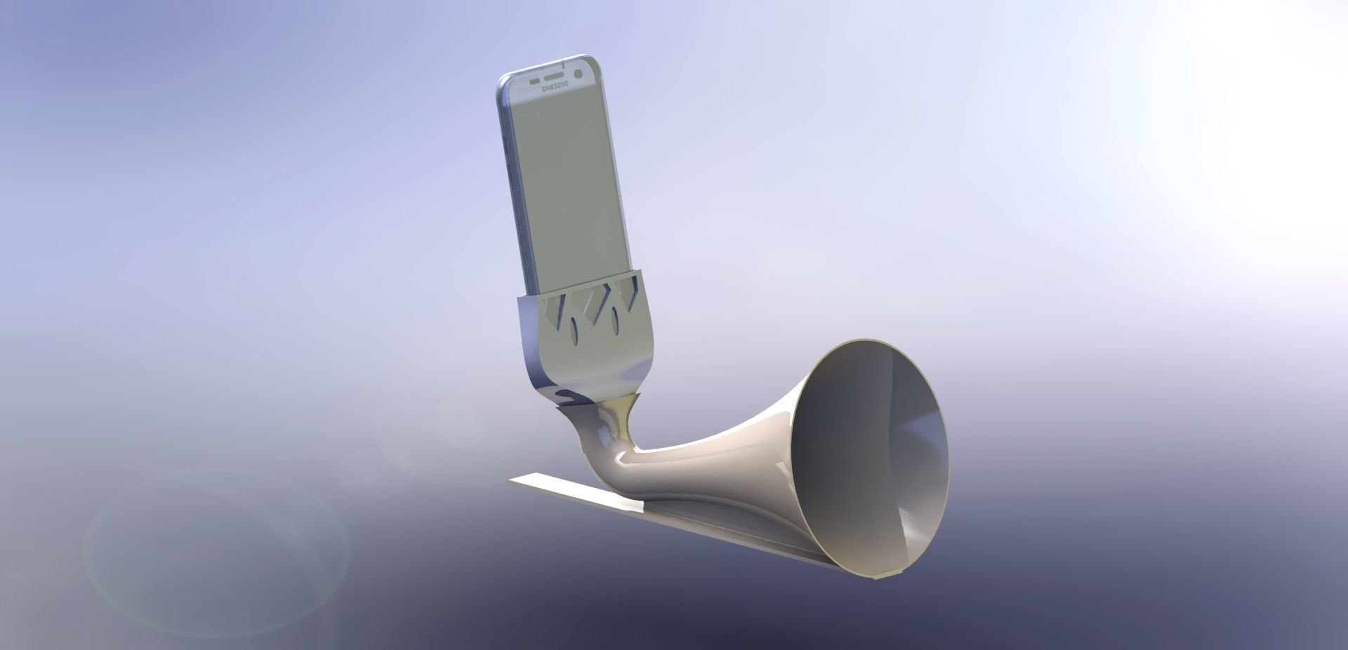 Gramaphone for Mobile Phones Ready for 3D Print FDM 3D model 3D ...