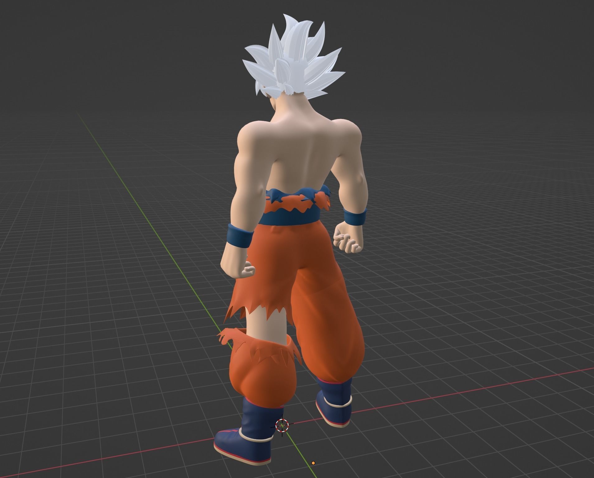 Goku Ultra Instinct - Dragonball Super 3D model rigged | CGTrader