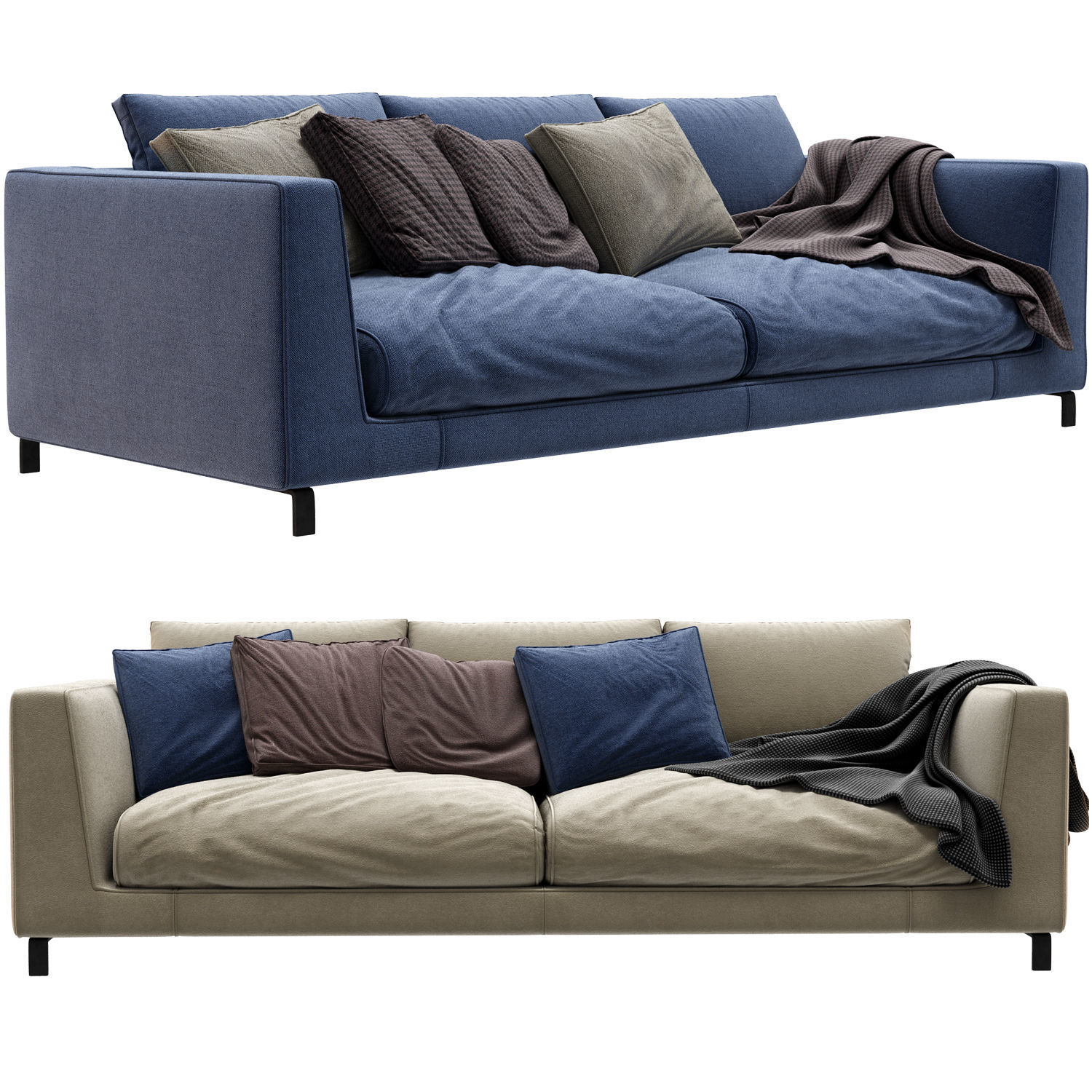 Ray BB Italia Sofa 3D model | CGTrader