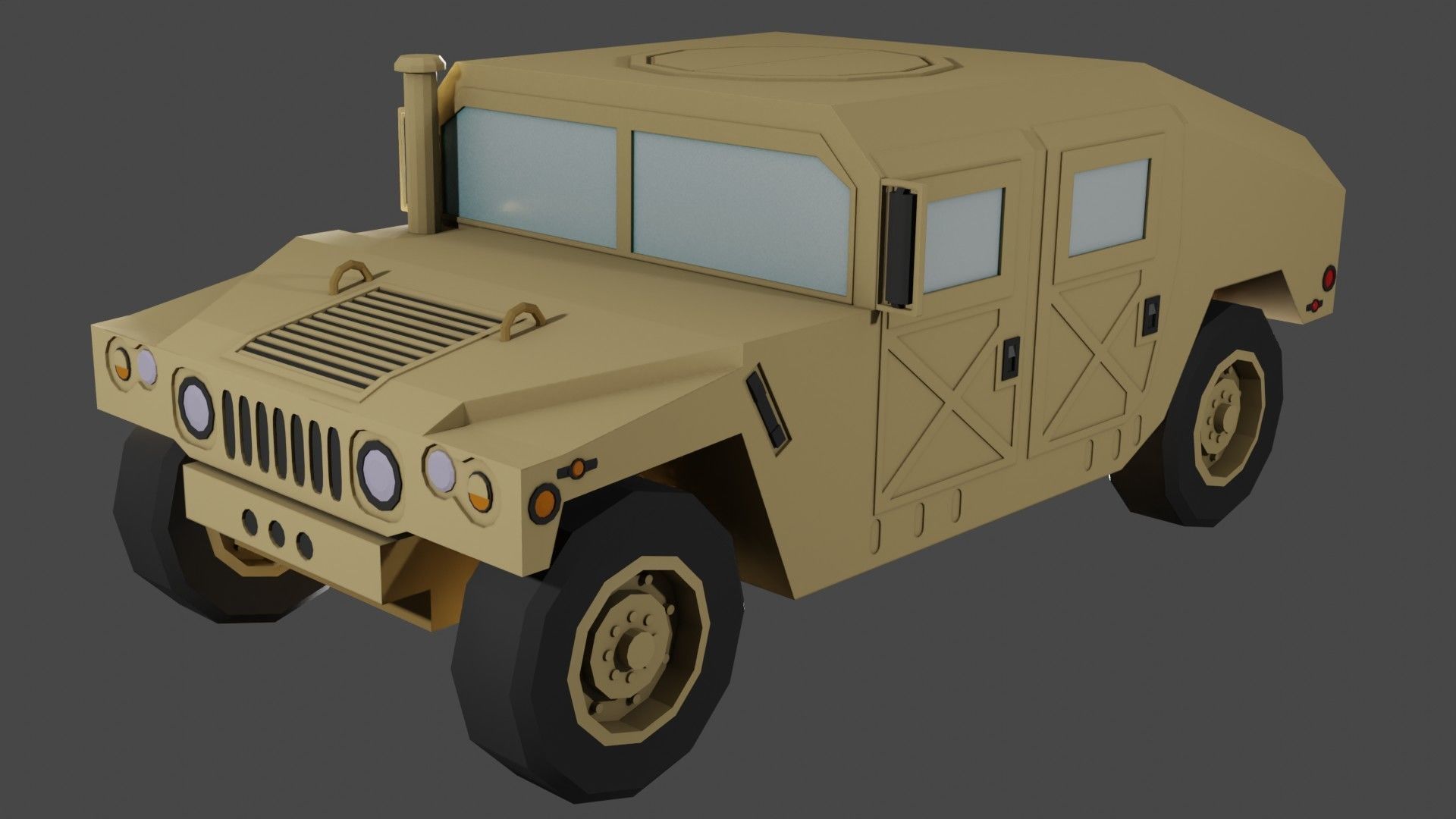 3D model Humvee military vehicle VR / AR / low-poly | CGTrader