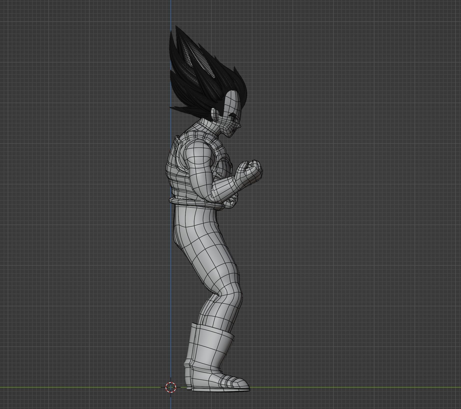 Vegeta - Dragonball Z 3D model rigged | CGTrader