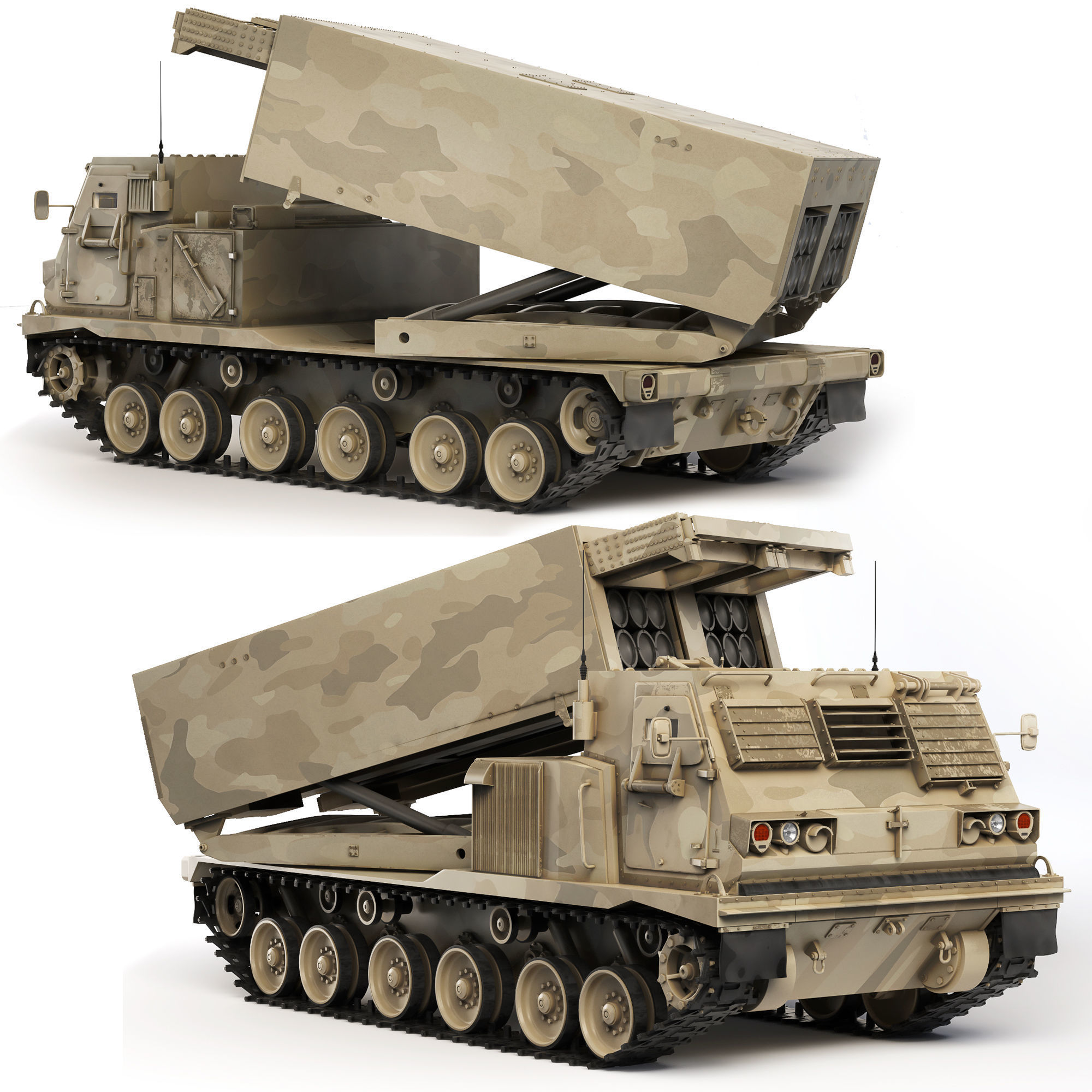 MLRS M270 A1 1998 3D model | CGTrader