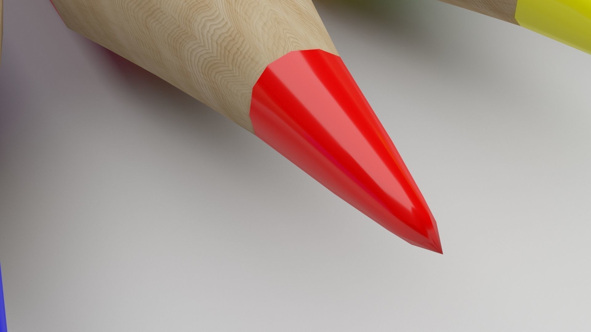 Colored Pencils 3D model | CGTrader