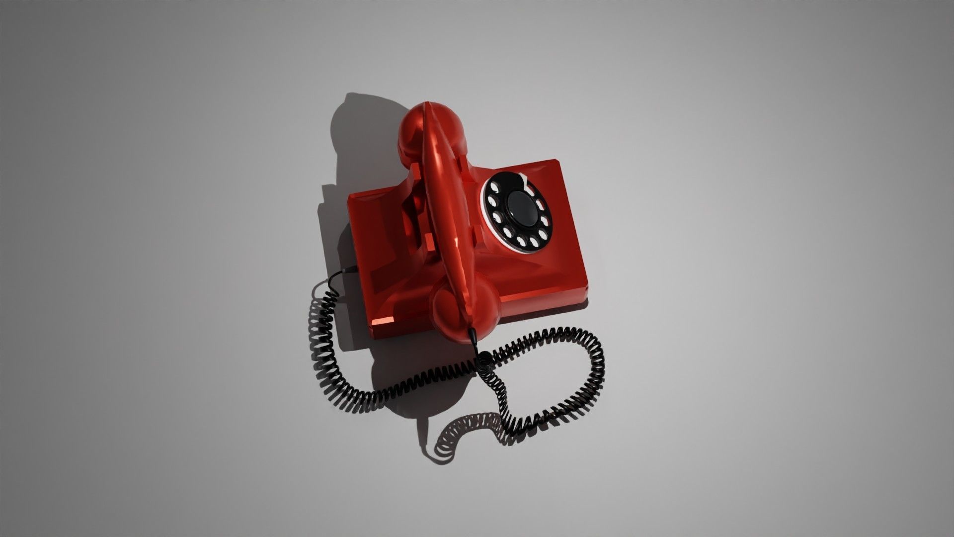 3d model of an old stationary retro phone 3D model | CGTrader