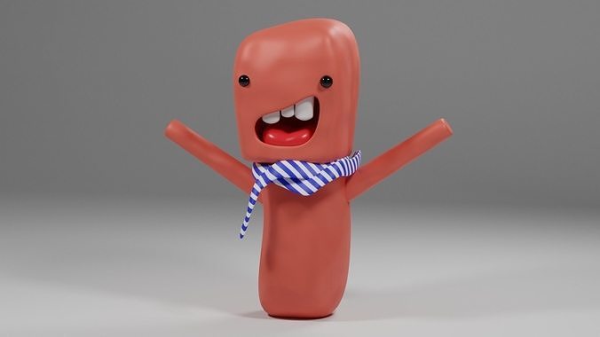 Clay man free 3D model | CGTrader