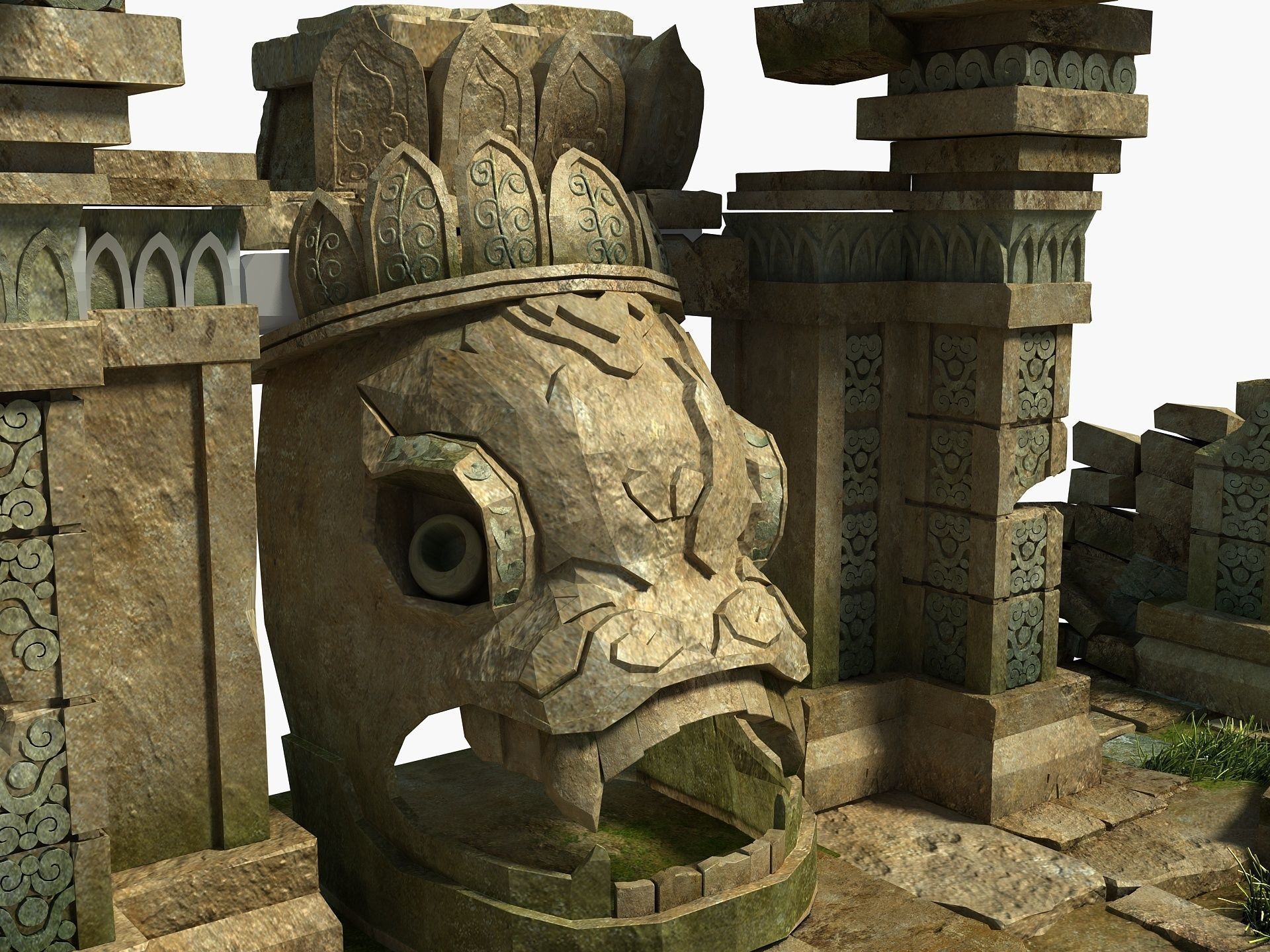 Temple Ruins 3D model | CGTrader
