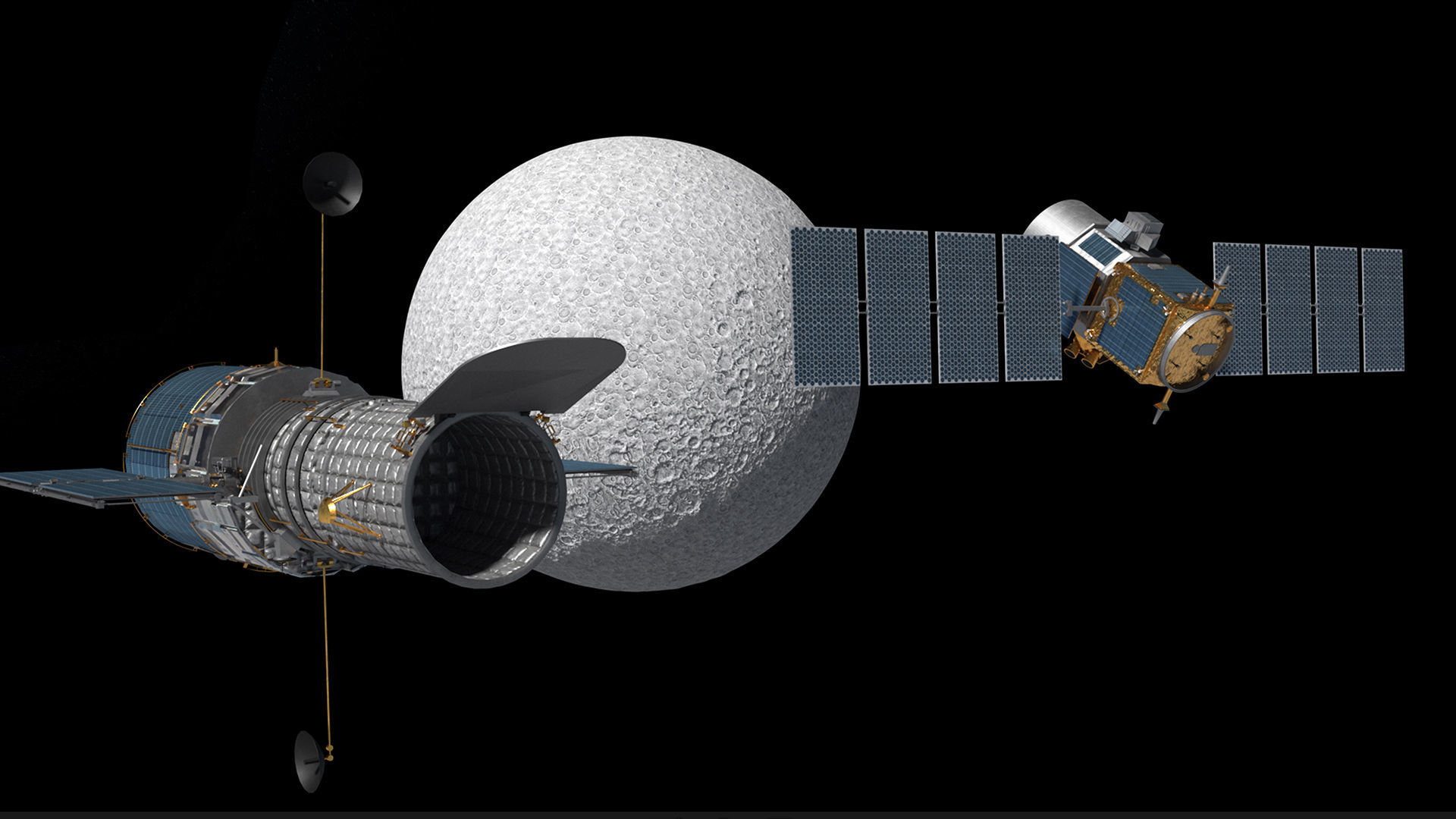 3D model Space Kitbash VR / AR / low-poly | CGTrader