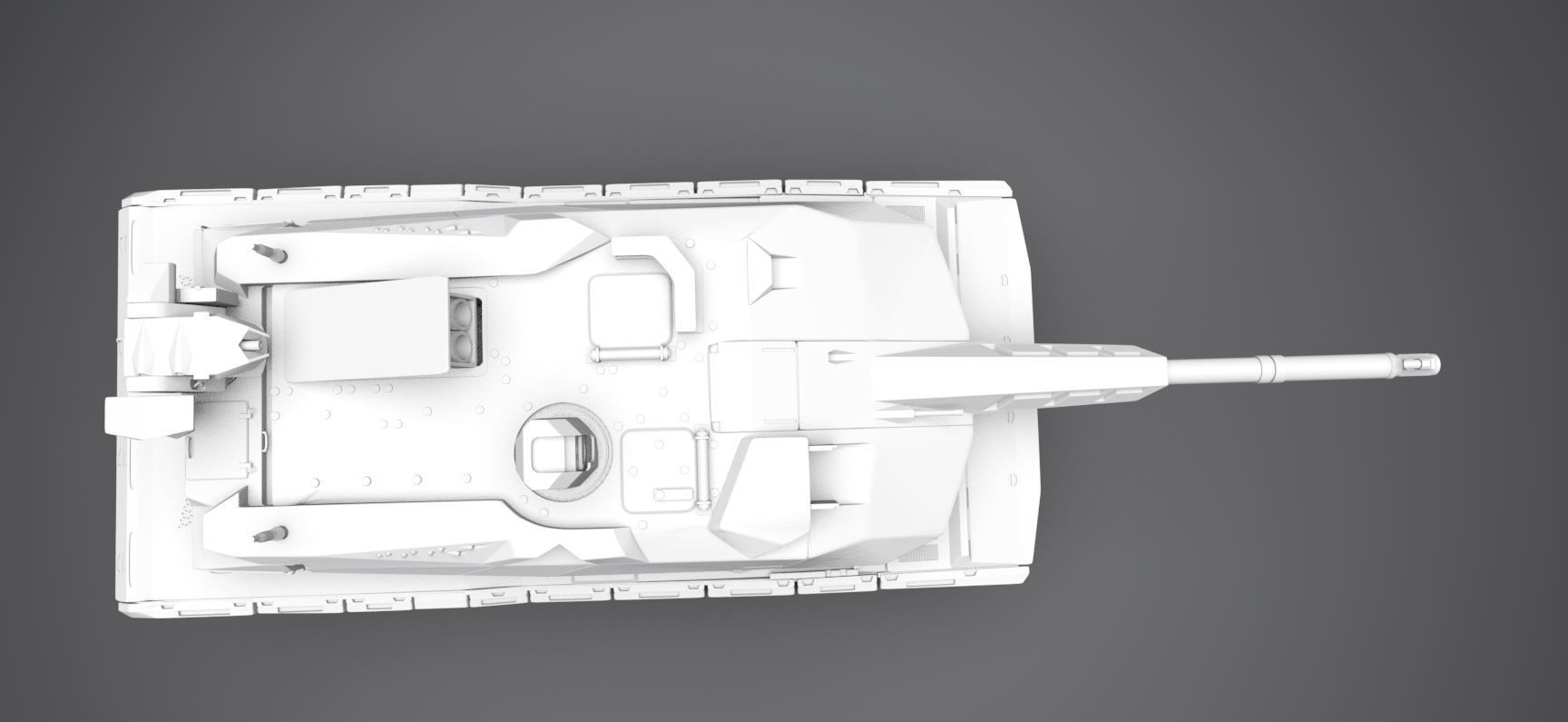 kf51 Panther Scale model 3D model 3D printable | CGTrader