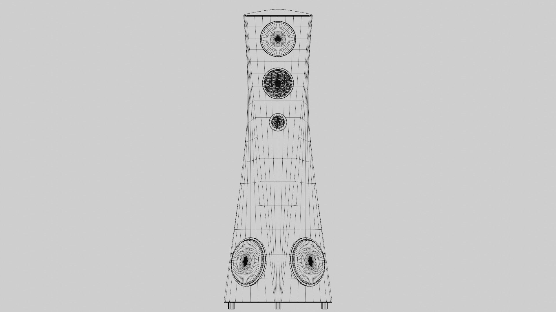 Home Audio Tower System 3D model | CGTrader