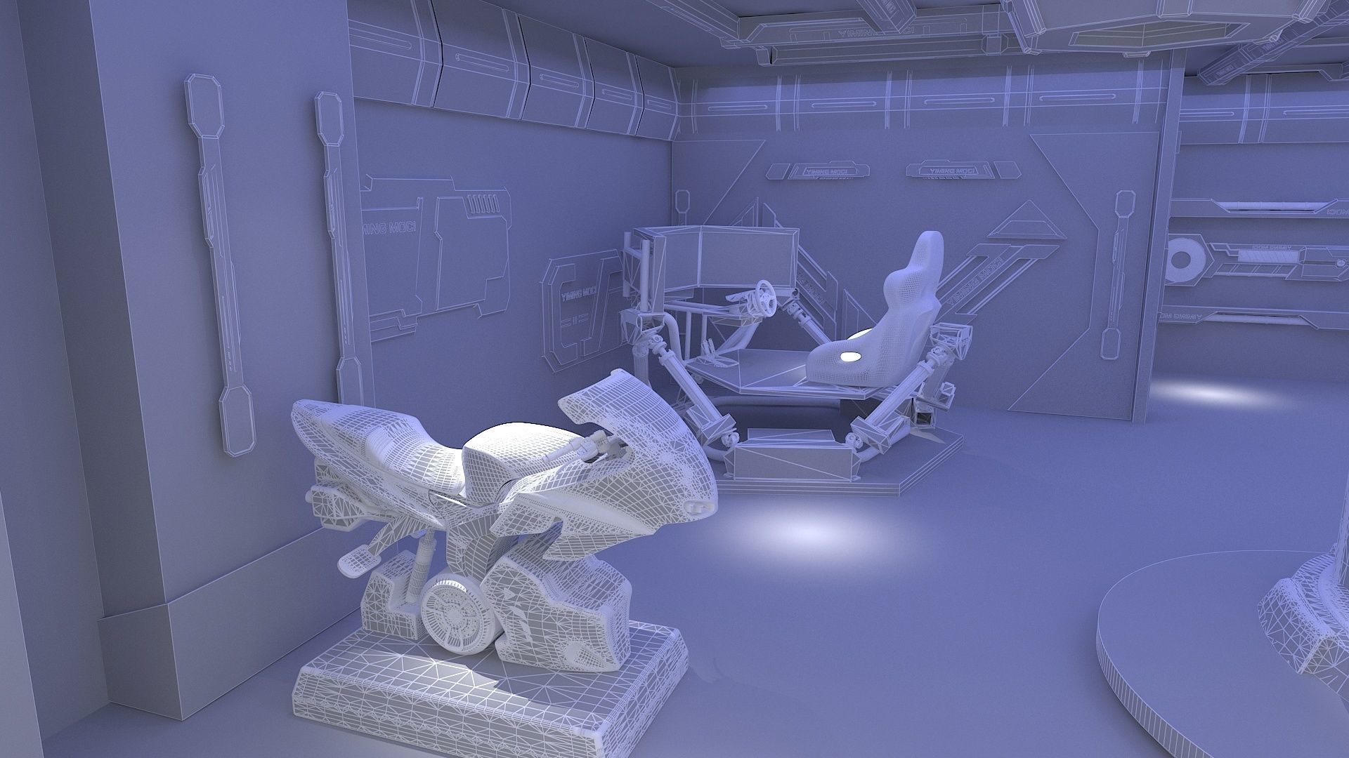 VR Experience Hall 3D model | CGTrader