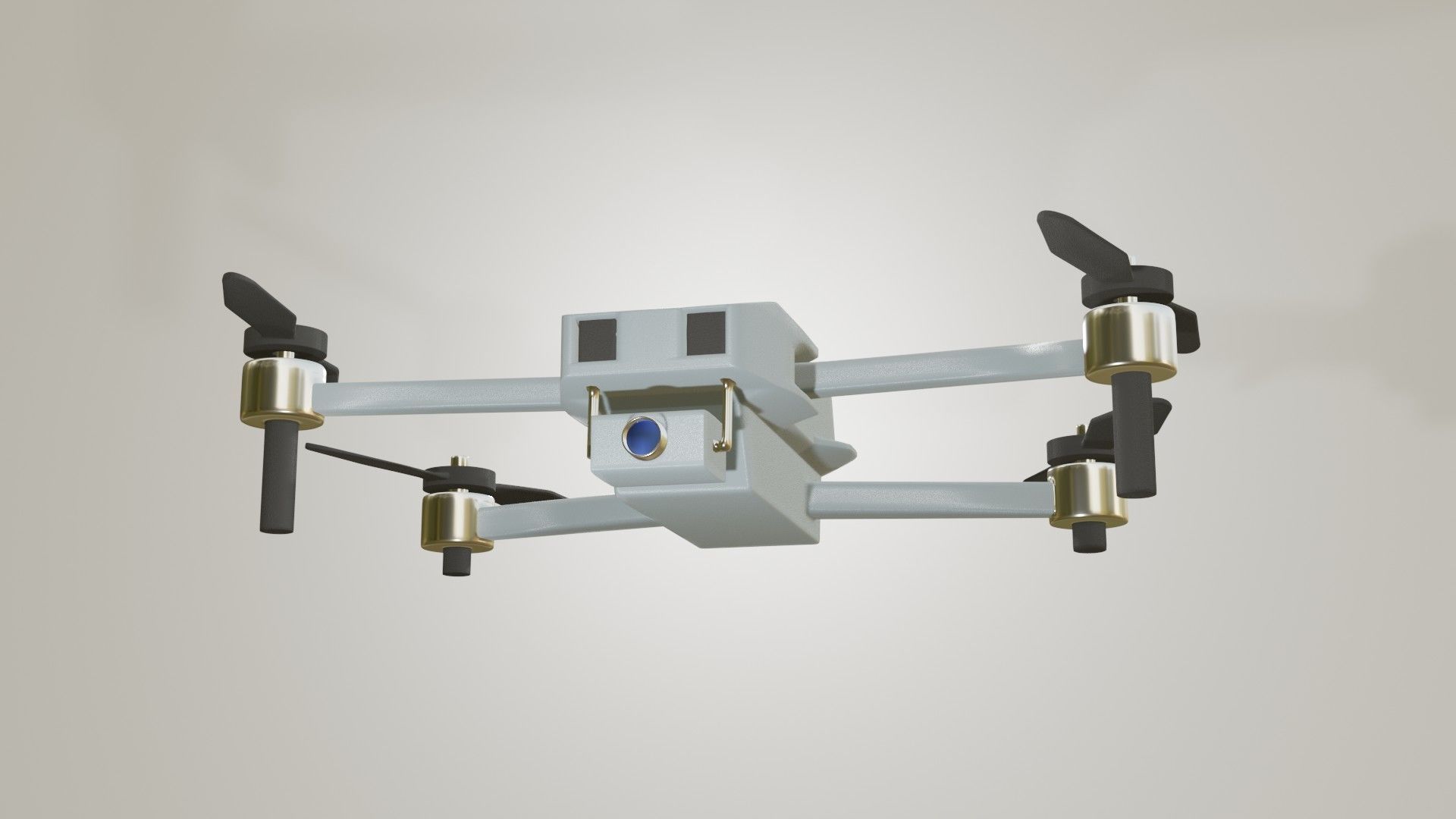 Quadcopter with camera for photography 3D model | CGTrader