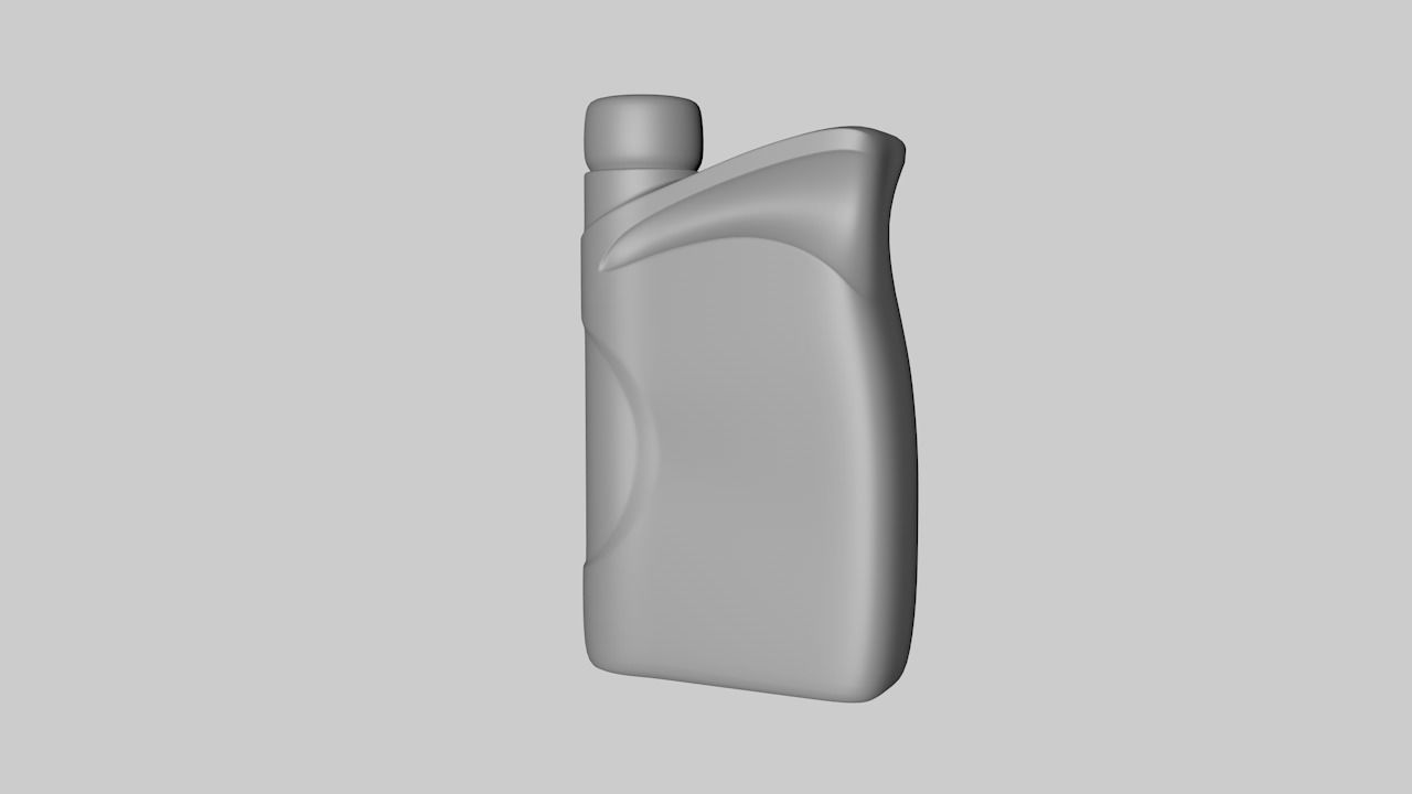 Motor Oil Bottle 3D model | CGTrader