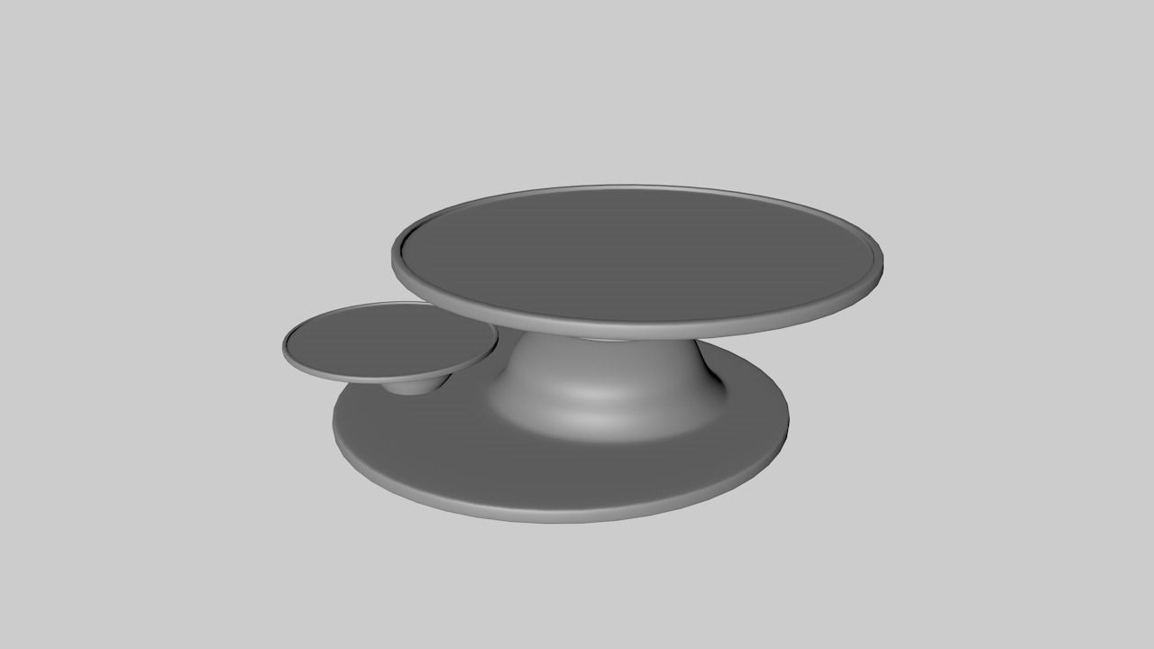 Space Age Table 3D model | CGTrader