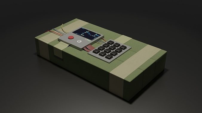 Bomb c4 3d blender free 3D model | CGTrader