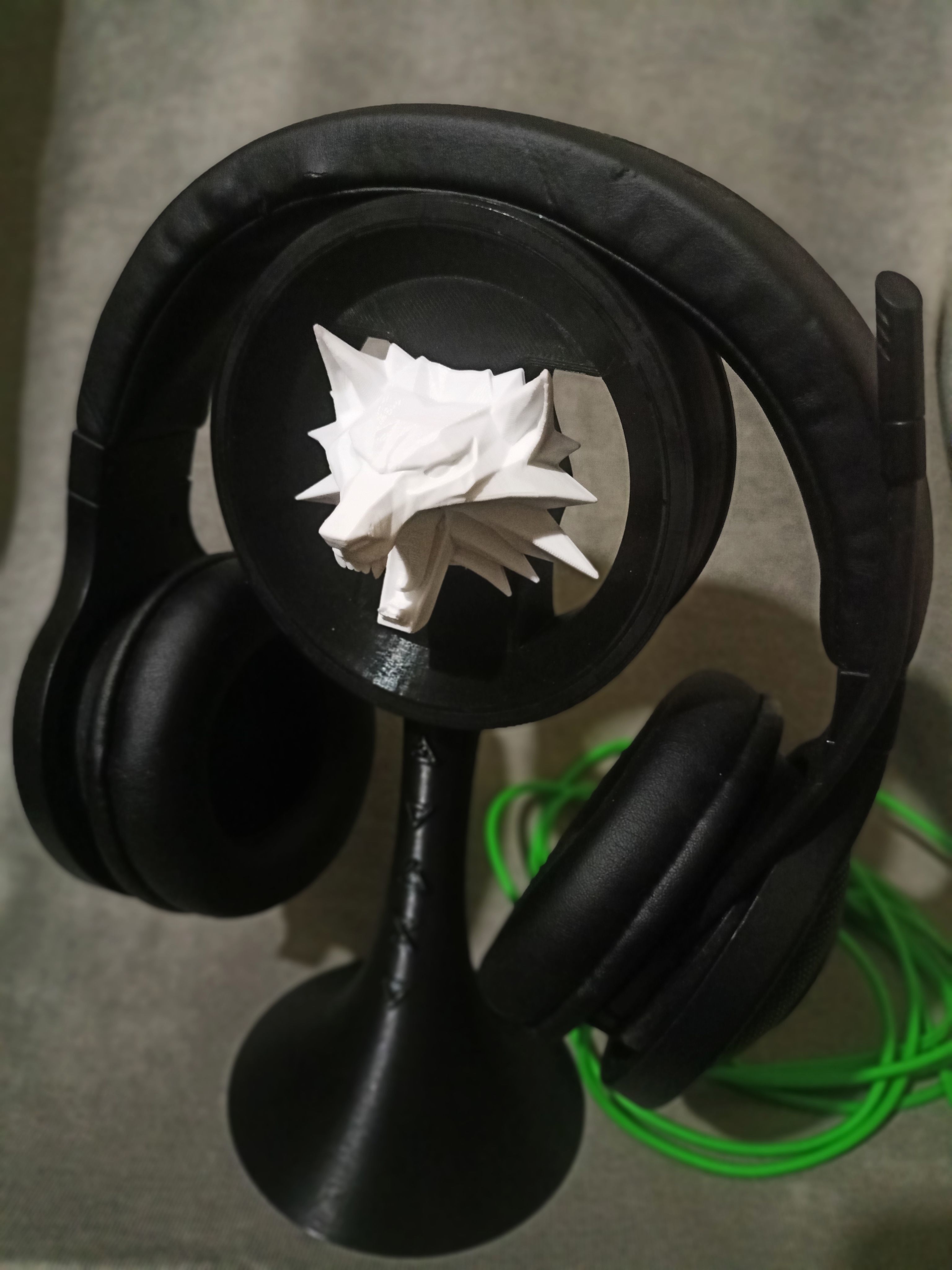 Headphone stand 3D model for 3D printing inspired by Witcher 3D model ...