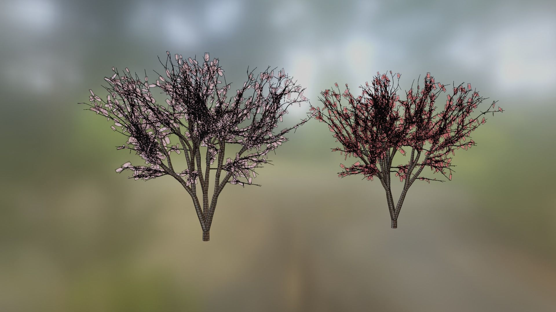 Japanese Trees Collection 3D model | CGTrader