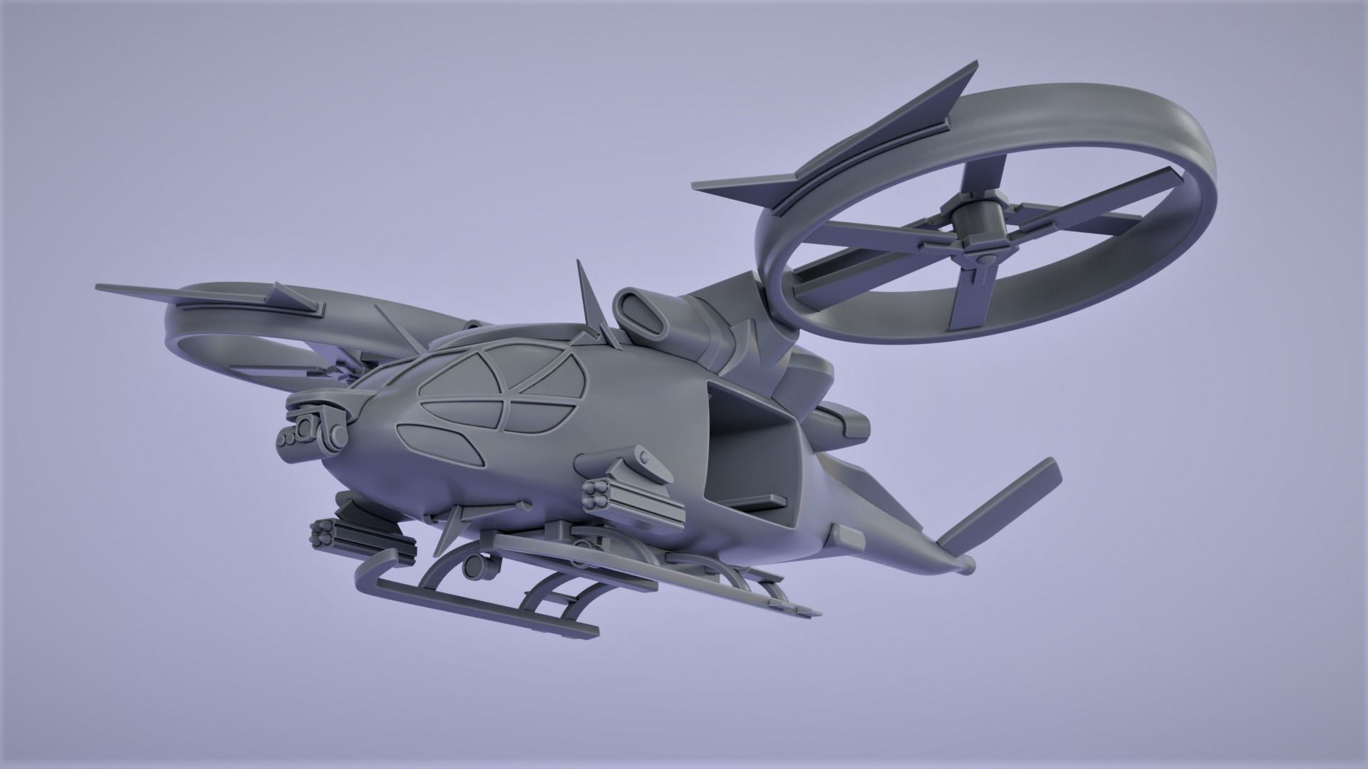 Avatar helicopter 3D model 3D printable | CGTrader