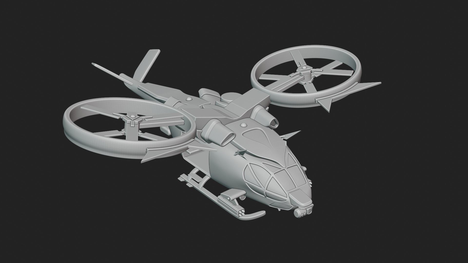 Avatar helicopter 3D model 3D printable | CGTrader