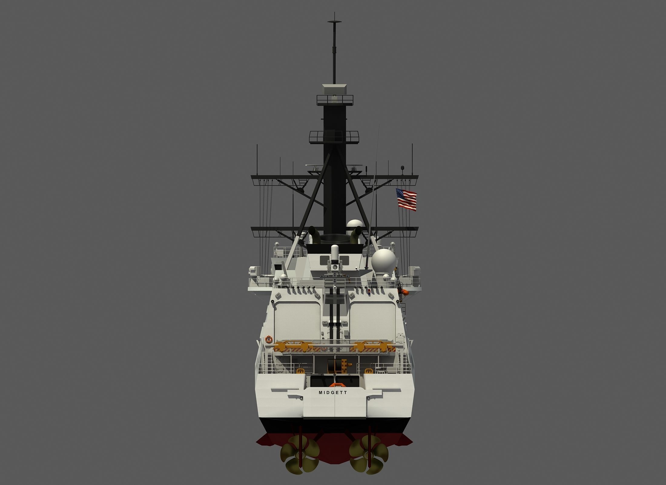USCGC MIDGETT - LEGEND CLASS US CUTTER-COAST GUARD 3D model | CGTrader