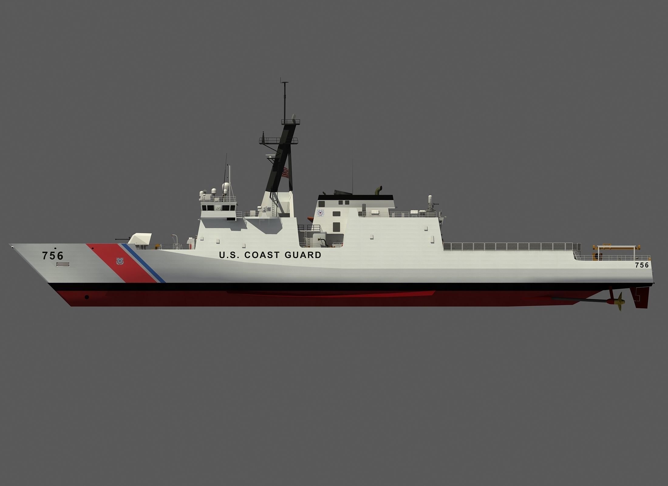 USCGC KIMBALL - LEGEND CLASS US CUTTER-COAST GUARD 3D model | CGTrader
