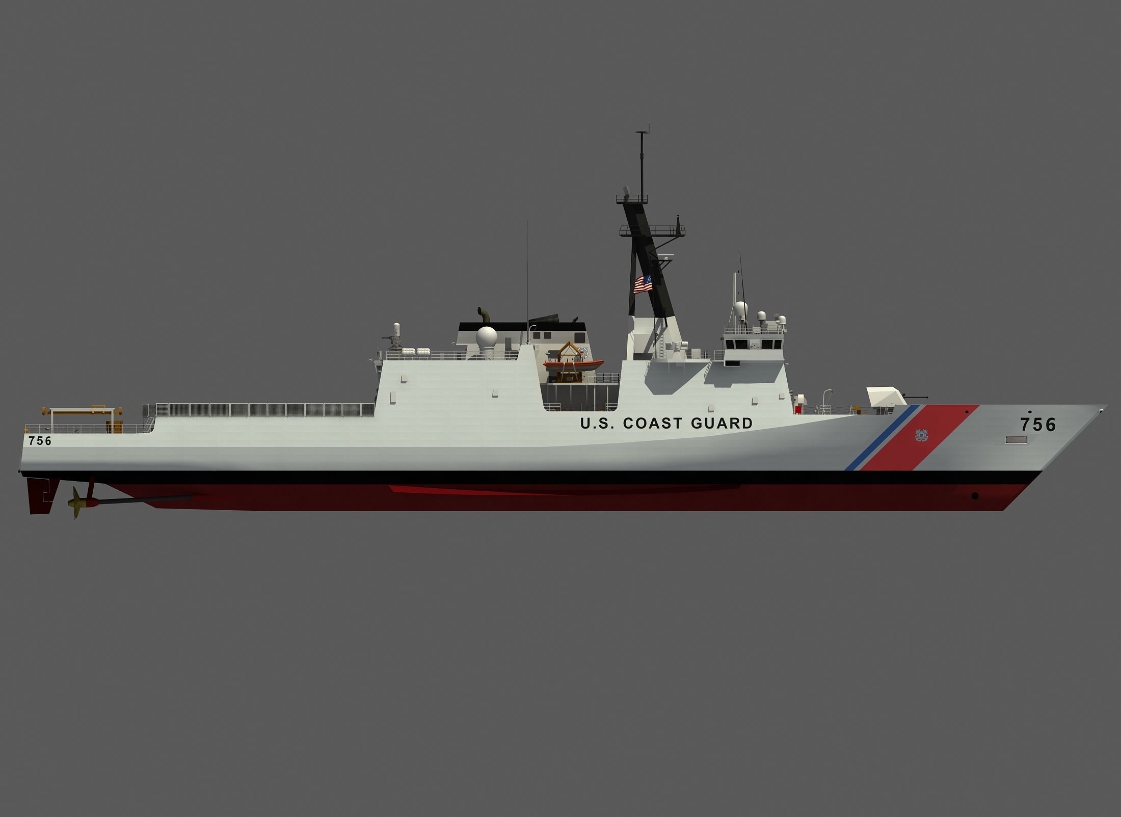 USCGC KIMBALL - LEGEND CLASS US CUTTER-COAST GUARD 3D model | CGTrader