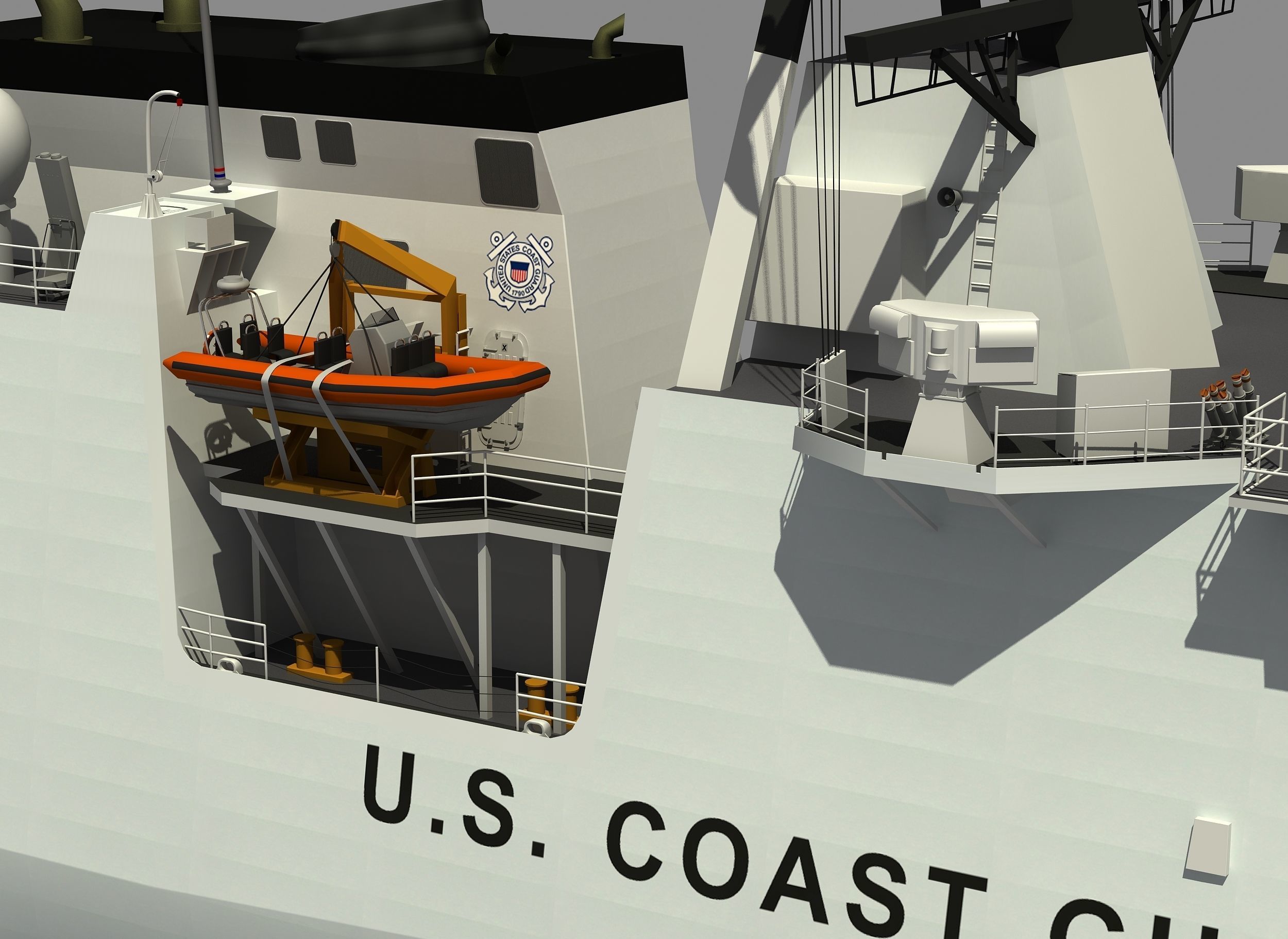USCGC KIMBALL - LEGEND CLASS US CUTTER-COAST GUARD 3D model | CGTrader