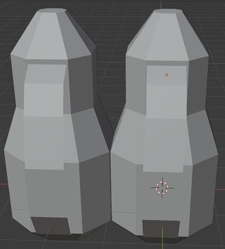 Low-Poly Jetpack pair of missiles 3D model 3D printable | CGTrader