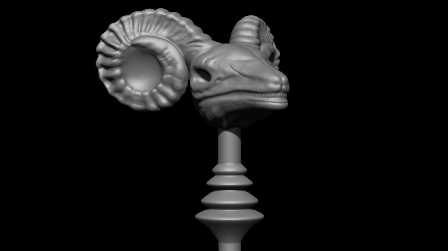 3DPRNTBL MUMM RA STAFF AND SKELETOR HAVOC STAFF THUNDERCATS MOTU 3D ...