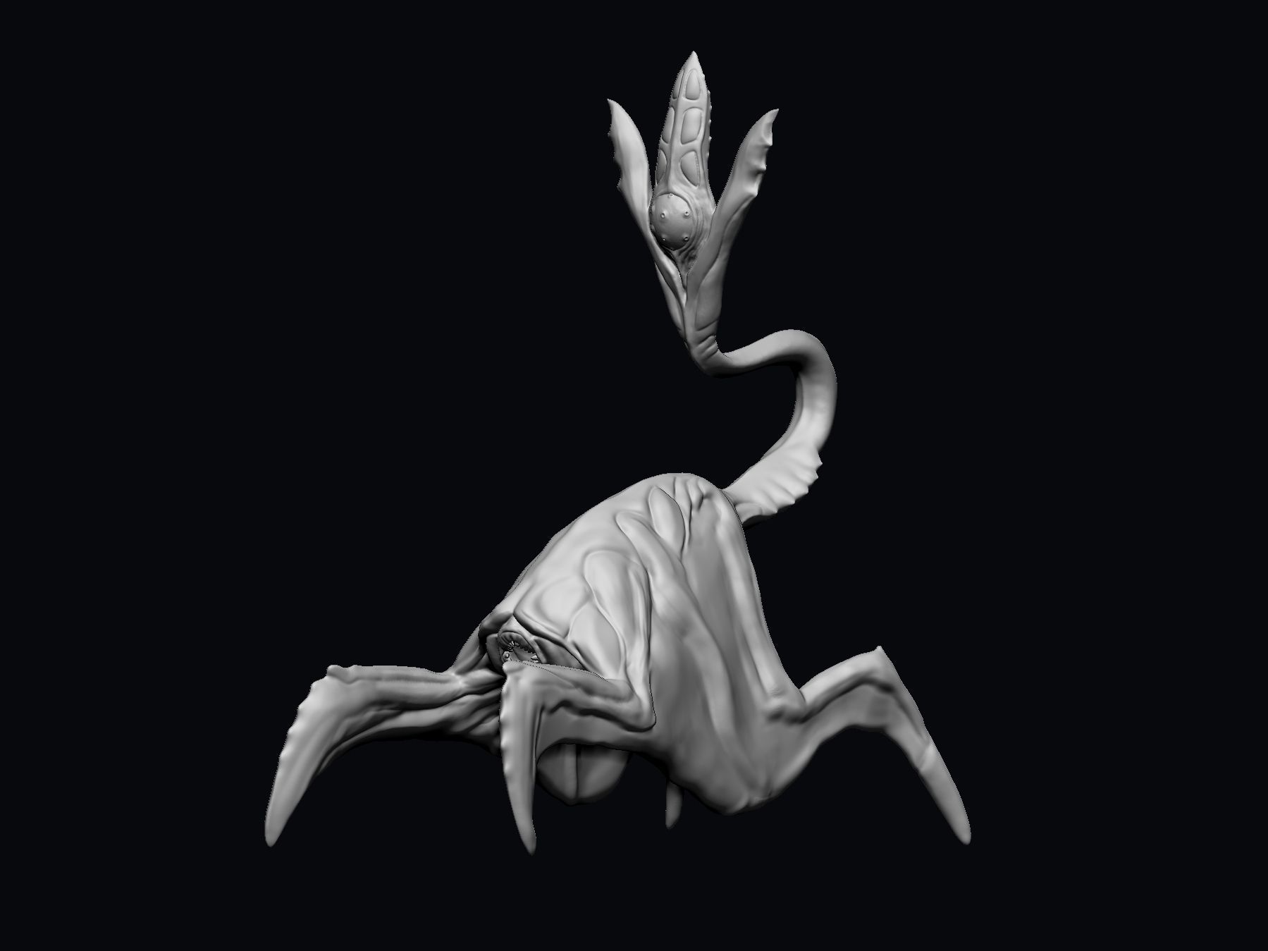 Reviver - Electric Dog - Electric Headcrab - Half Life - STL 3D model ...