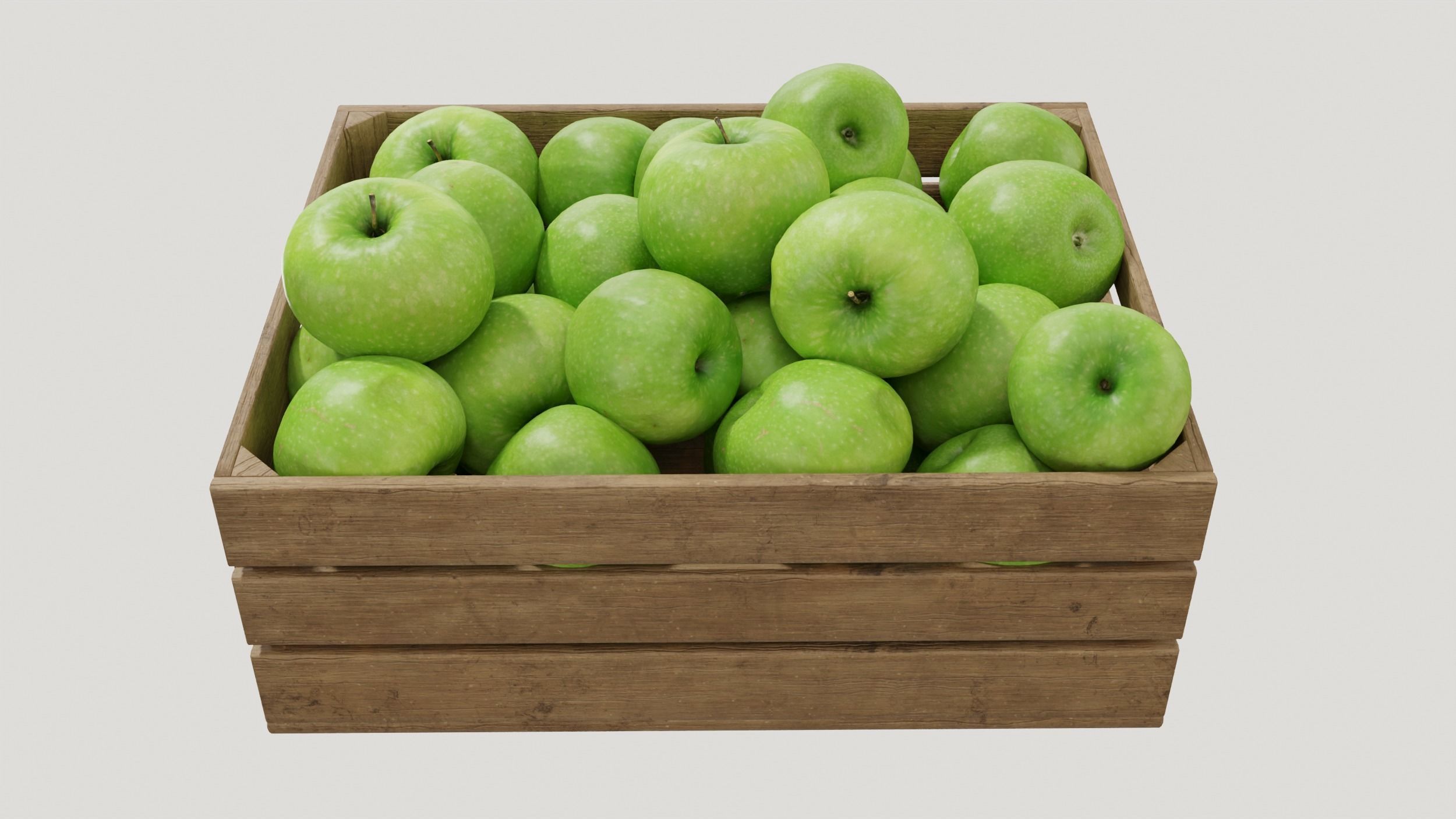 apple crates 3D model | CGTrader
