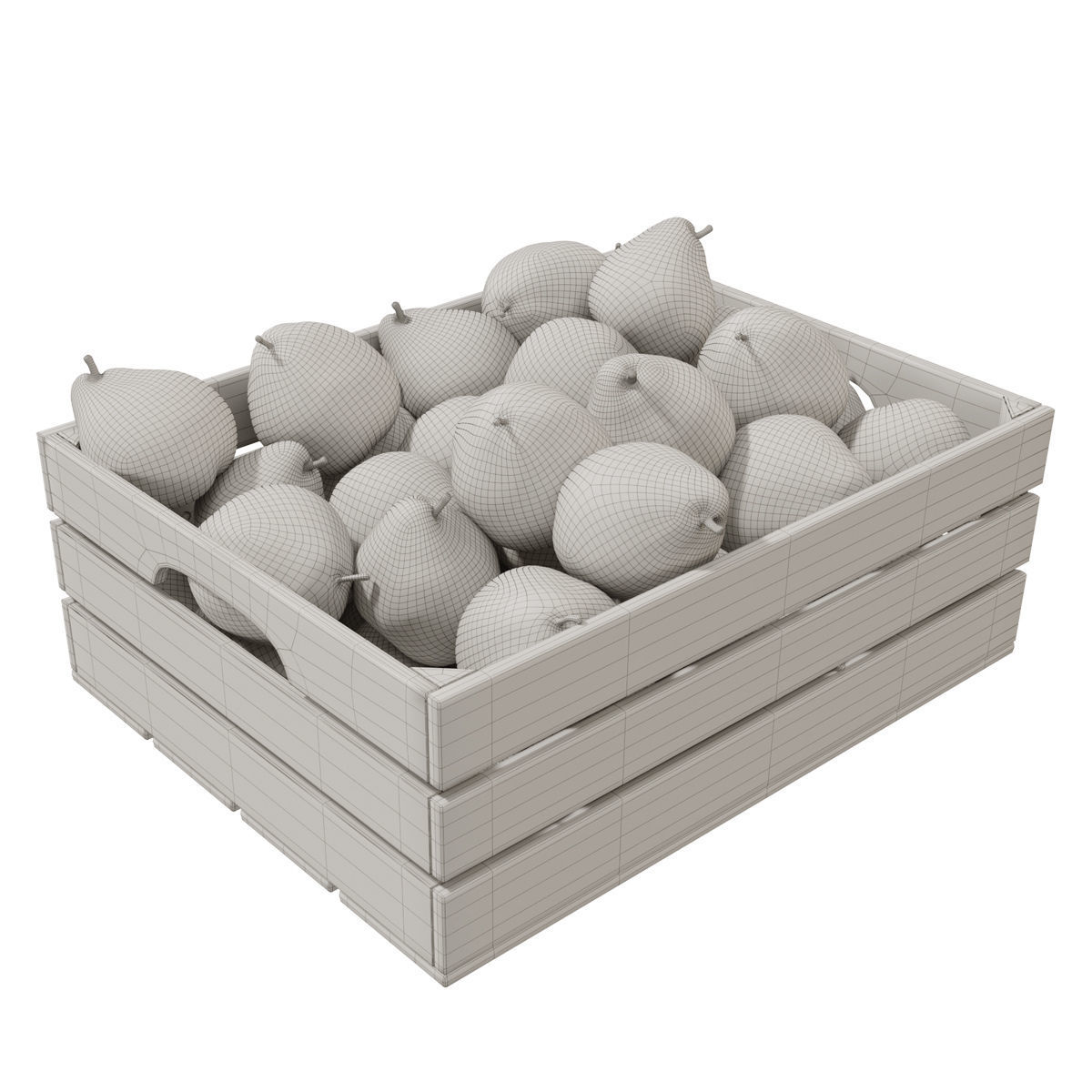 Cheeky pear crates 3D model | CGTrader