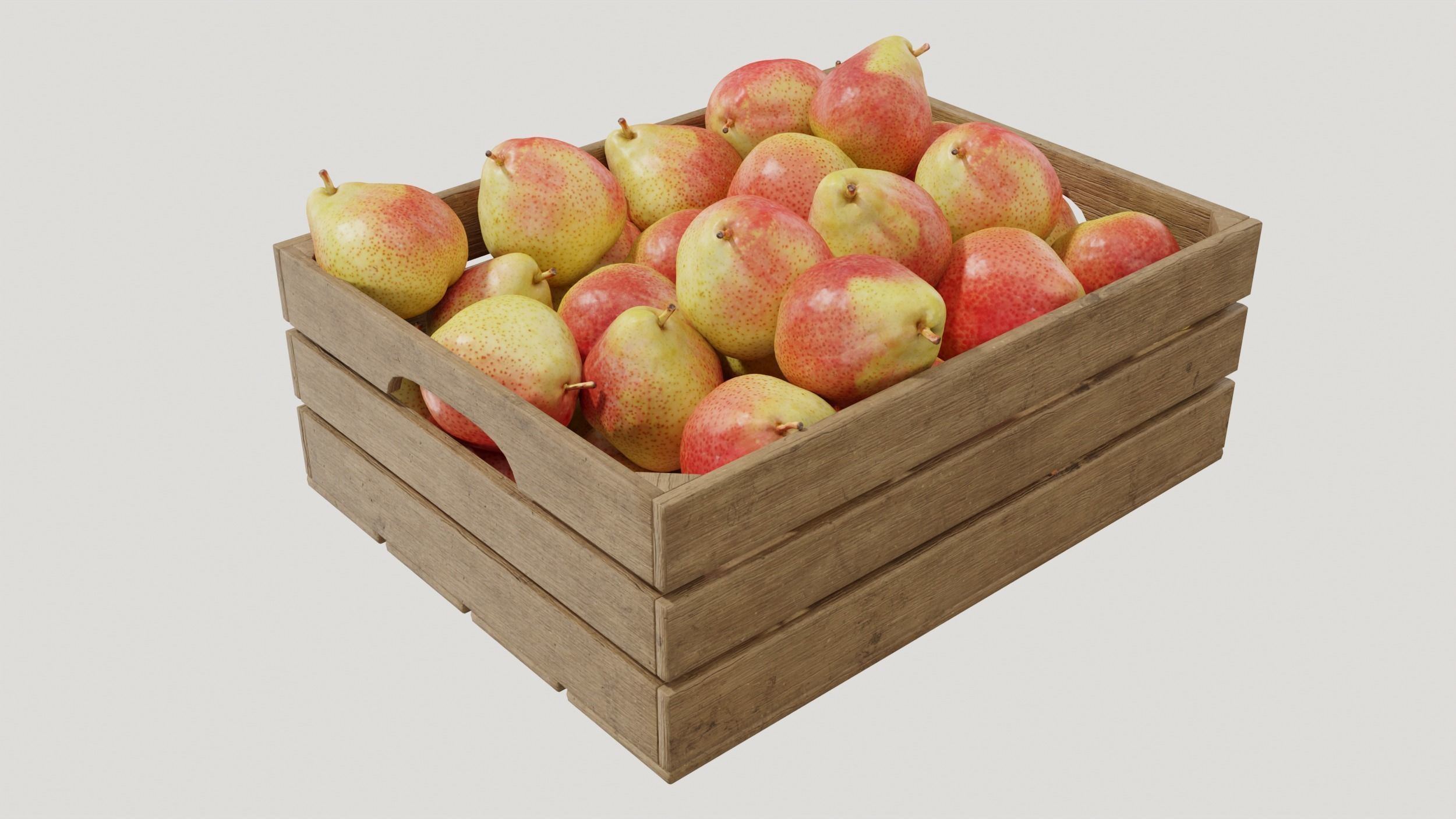 Cheeky pear crates 3D model | CGTrader