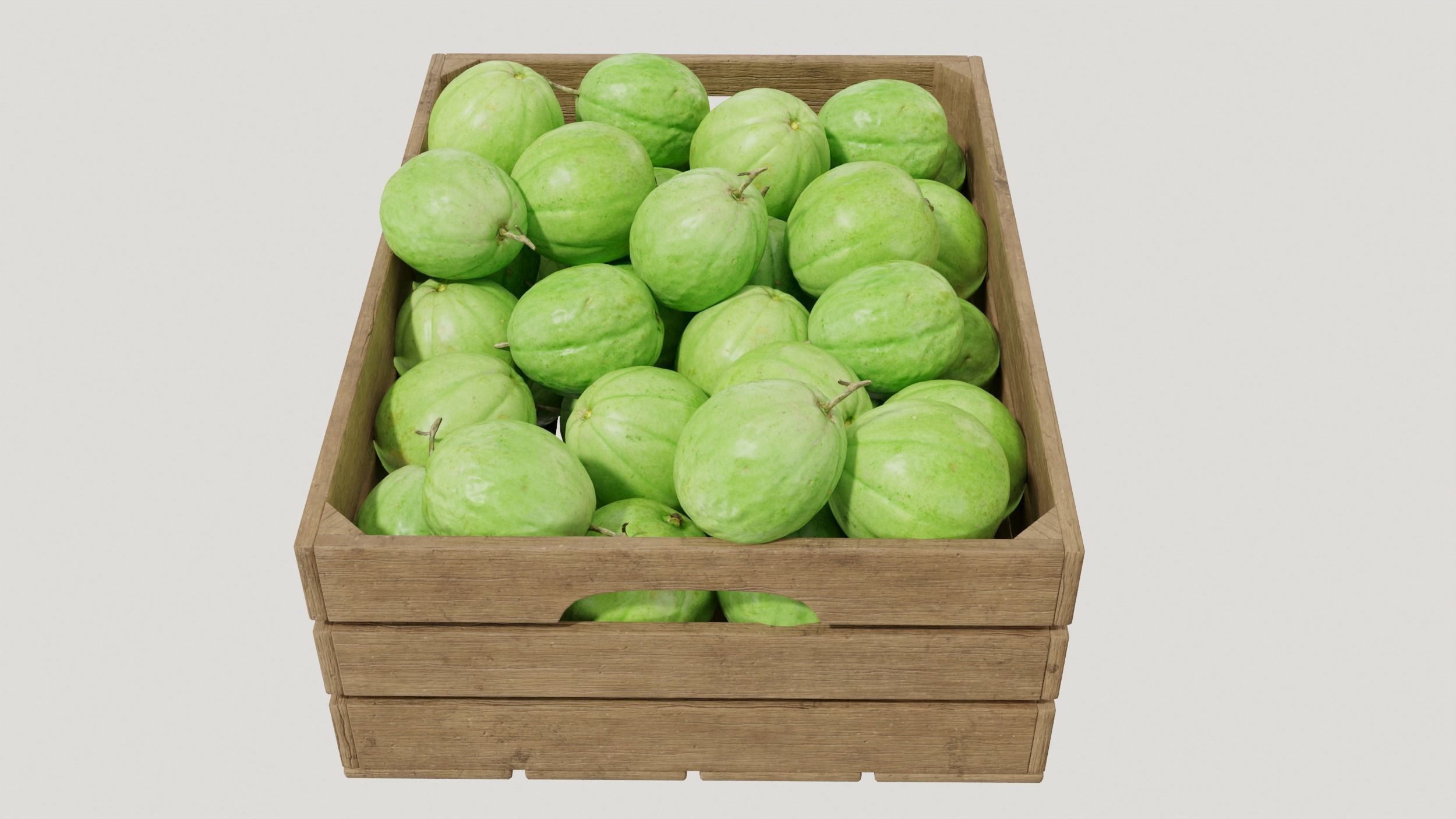 Guava crate 3D model | CGTrader