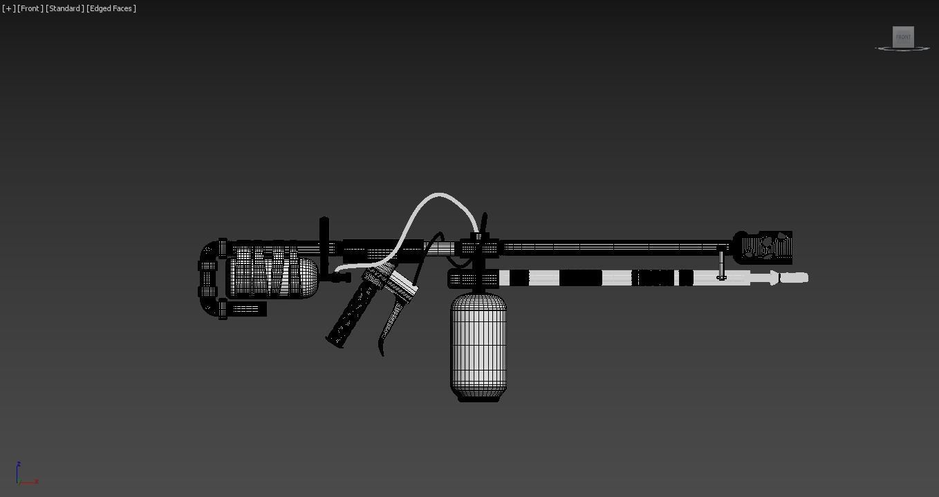 flamethrower Gun 3D model | CGTrader