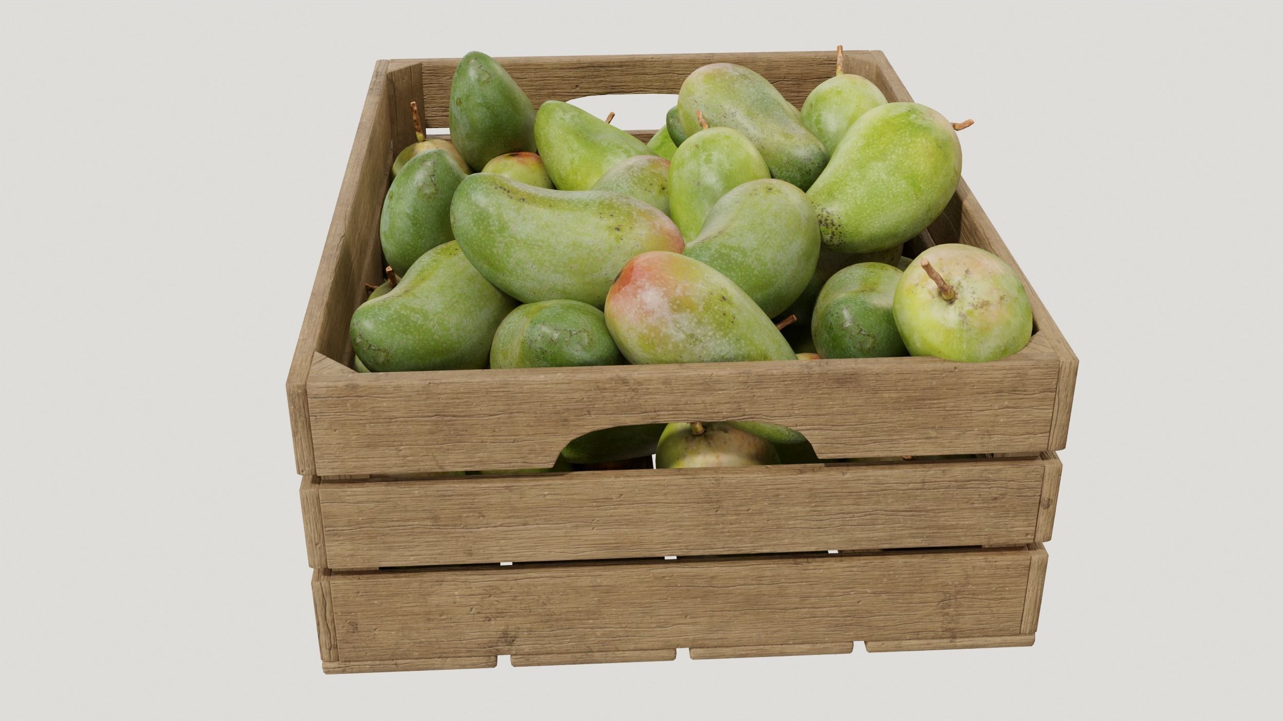 mango crates 02 3D model | CGTrader