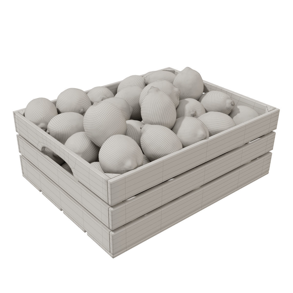 Yellow Lemon Egypt crates 3D model | CGTrader