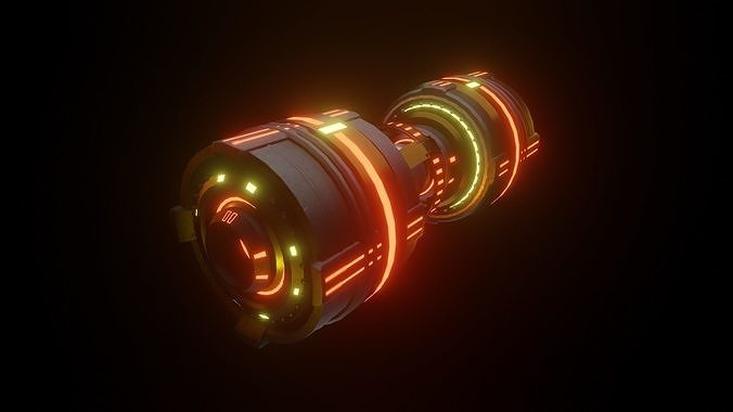 Arc T-24 Custom Bomb free VR / AR / low-poly 3D model | CGTrader