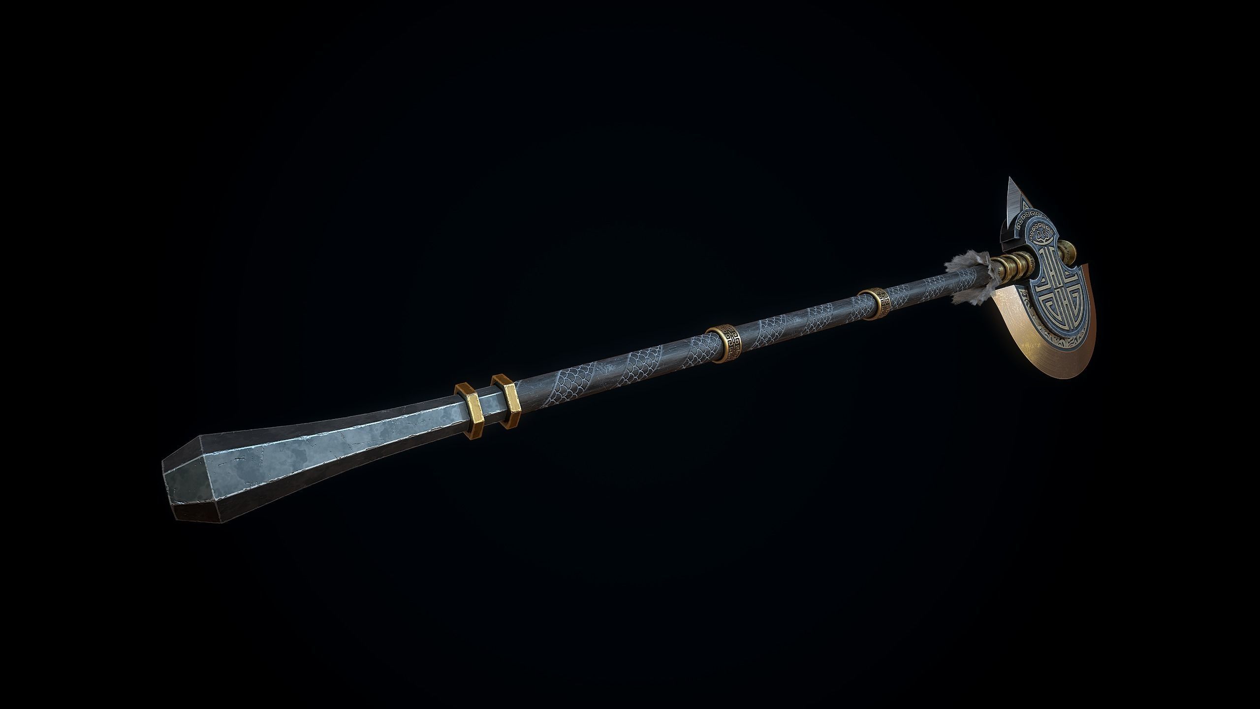 3D model Chinese Great Axe VR / AR / low-poly | CGTrader